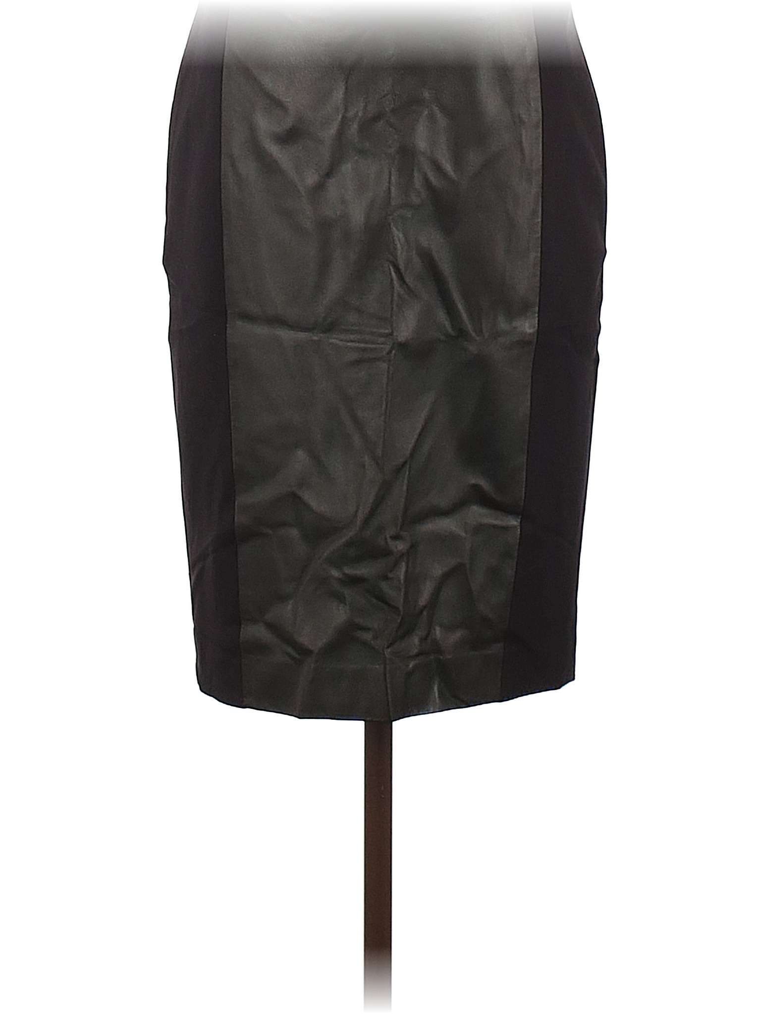 Classiques Entier 100% Leather Solid Black Leather Skirt Size 4 - 91% ...
