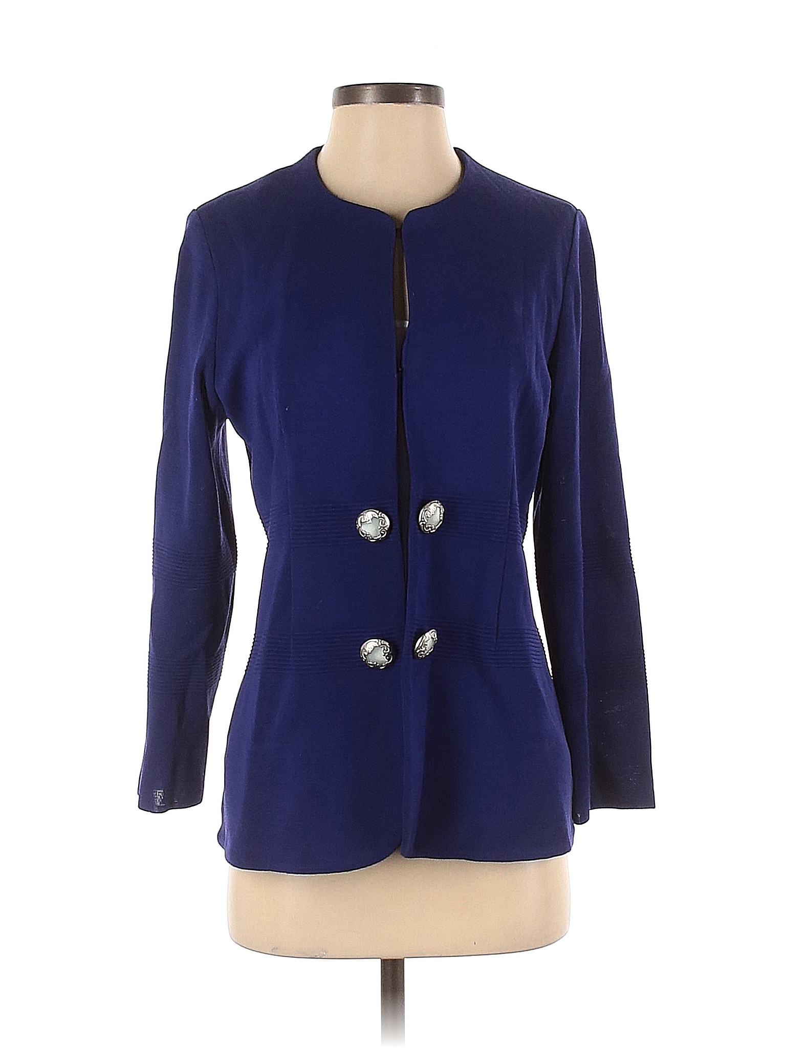 misook Solid Blue Purple Blazer Size S - 87% off | thredUP