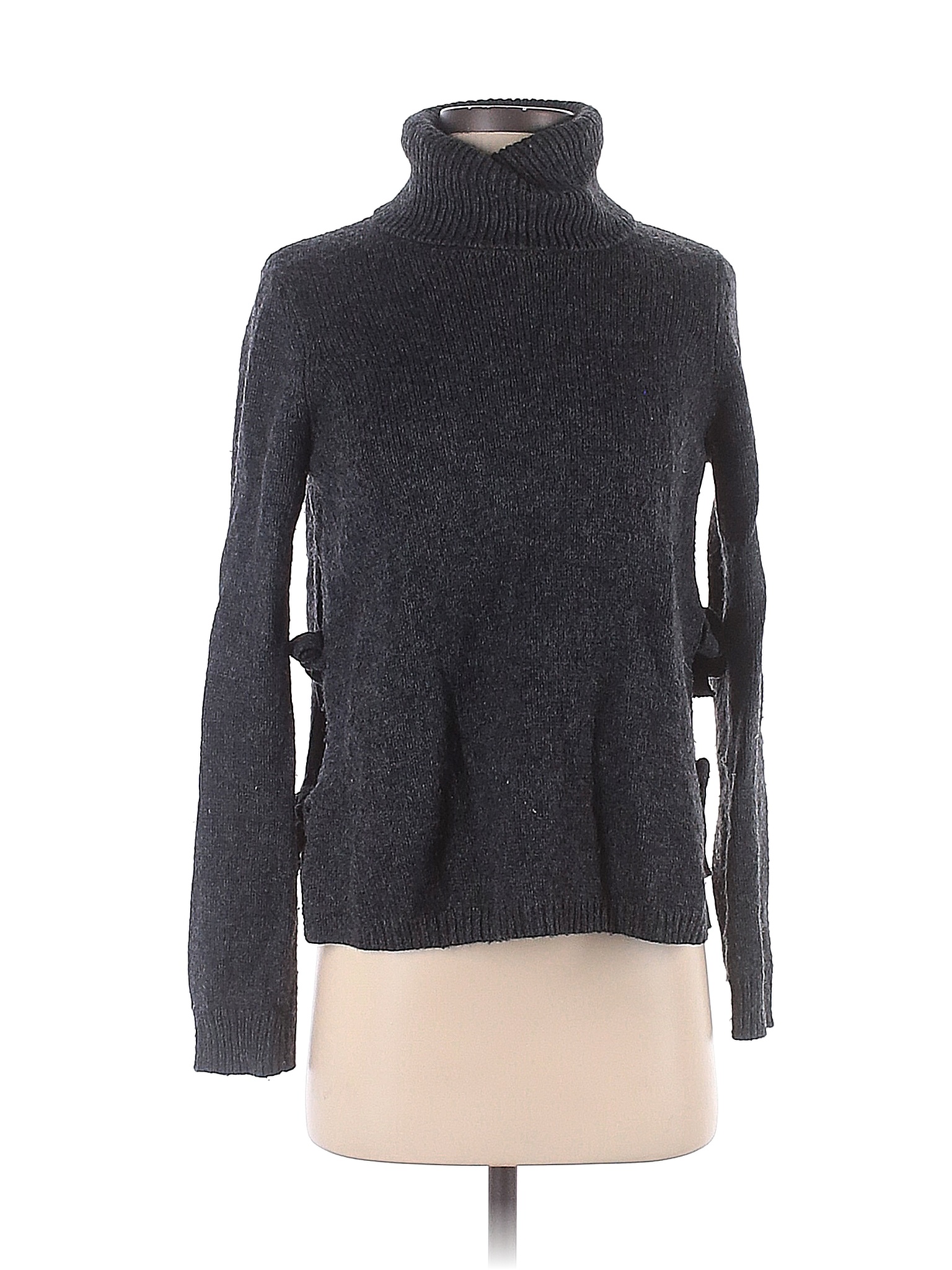 Cynthia Rowley TJX Color Block Solid Gray Pullover Sweater Size XS - 83 ...