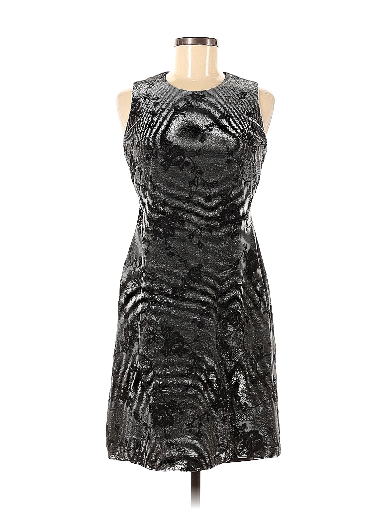 Donna Ricco Silver Cocktail Dress Size 6 (Petite) - 86% off | thredUP