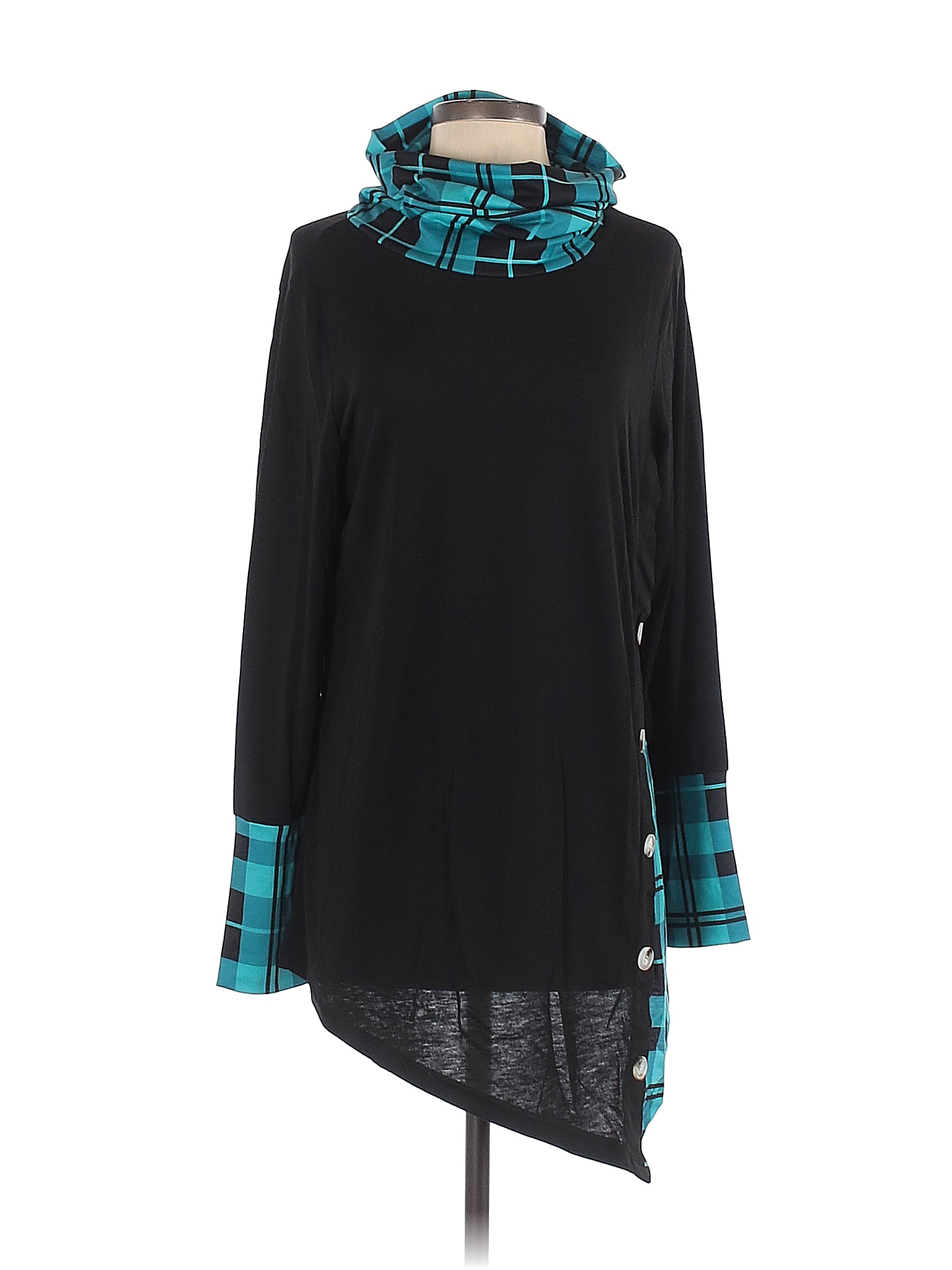 Misslook Solid Black Long Sleeve Top Size S - 80% off | thredUP