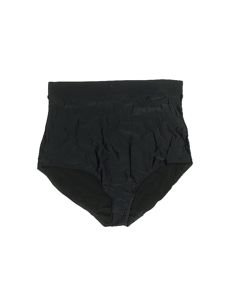 Swim By Cacique Solid Black Swimsuit Bottoms Size 18 Plus 62 Off