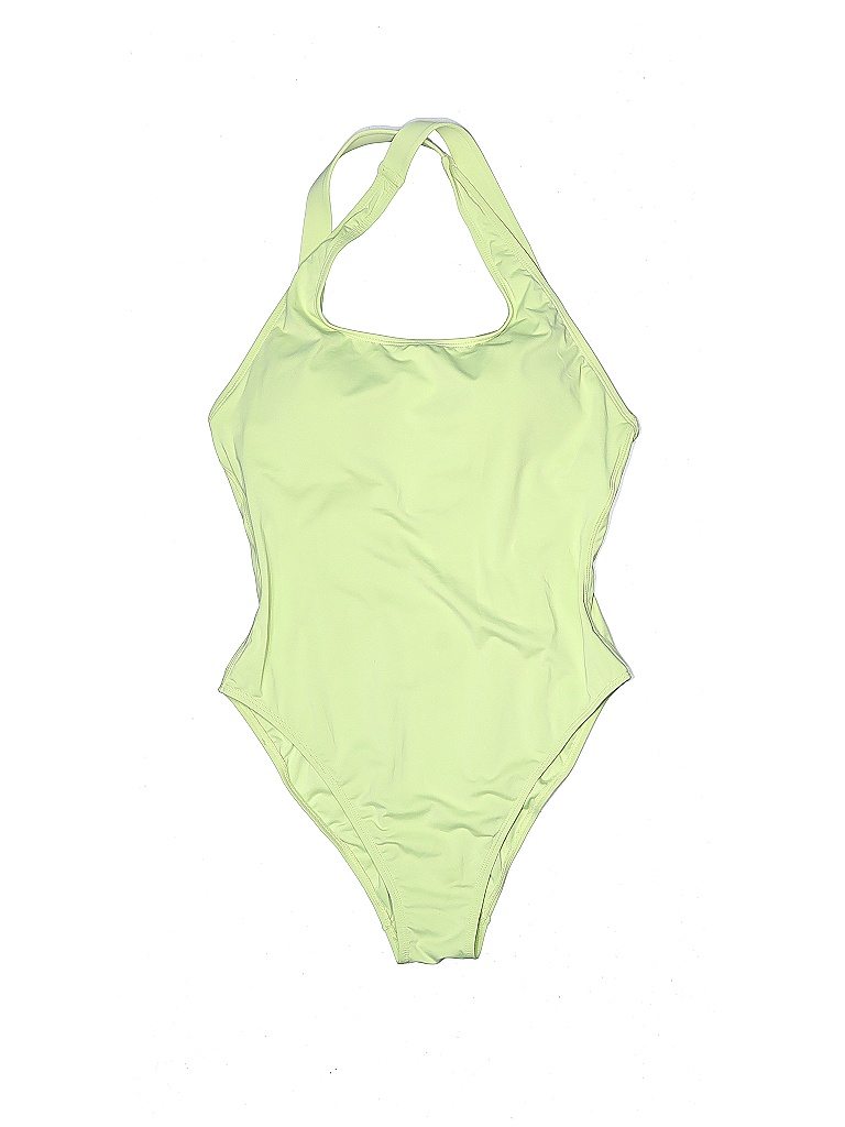 Andie Solid Green One Piece Swimsuit Size XL - 68% off | thredUP