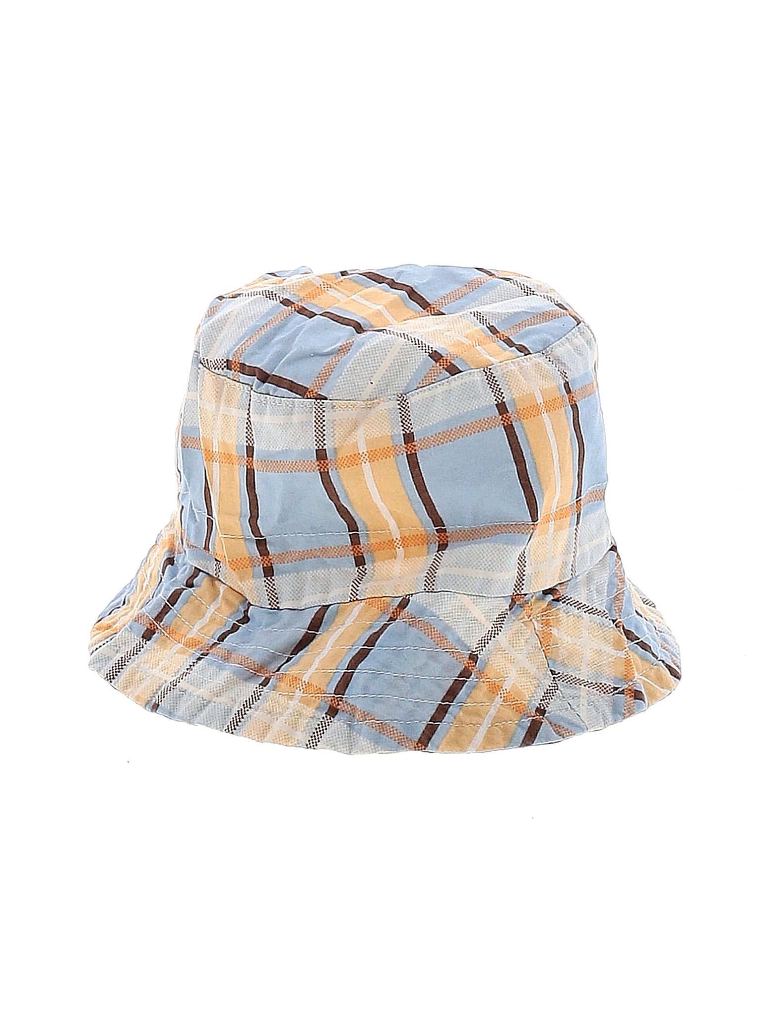Assorted Brands Plaid Blue Bucket Hat Size 6 mo - 42% off | thredUP