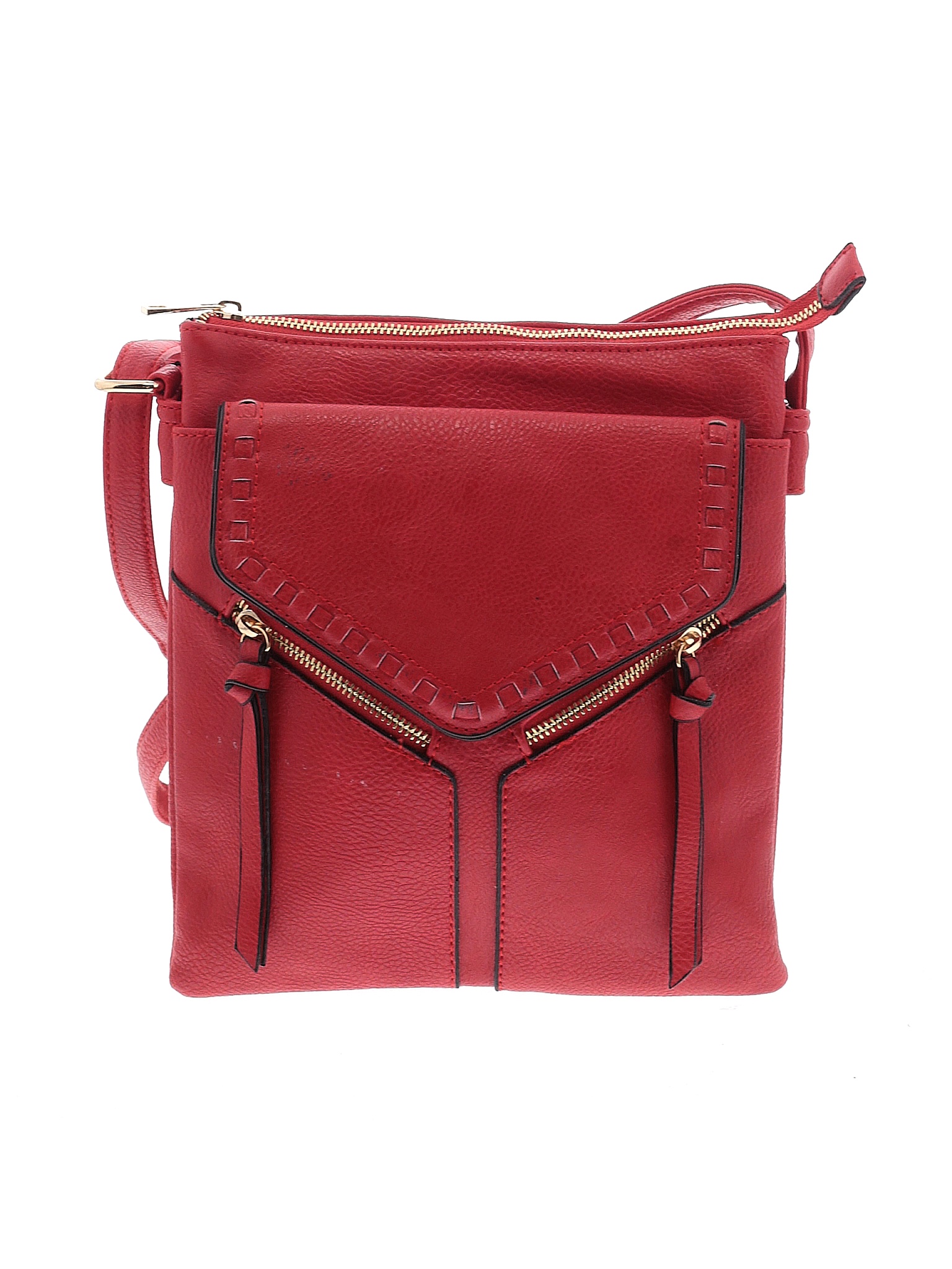 Assorted Brands Solid Red Crossbody Bag One Size - 76% off | thredUP
