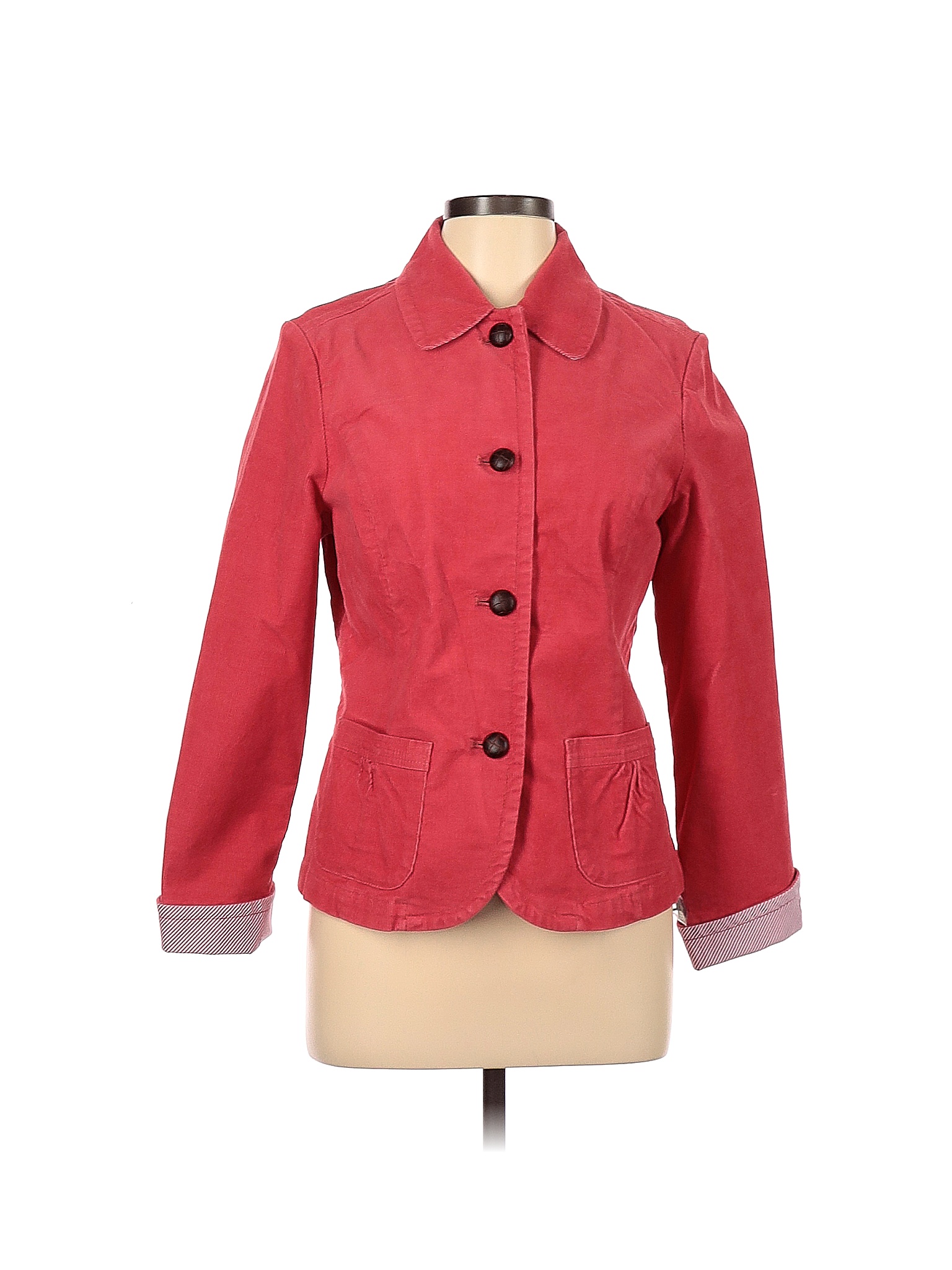 L.L.Bean Solid Red Pink Jacket Size 12 - 72% off | thredUP