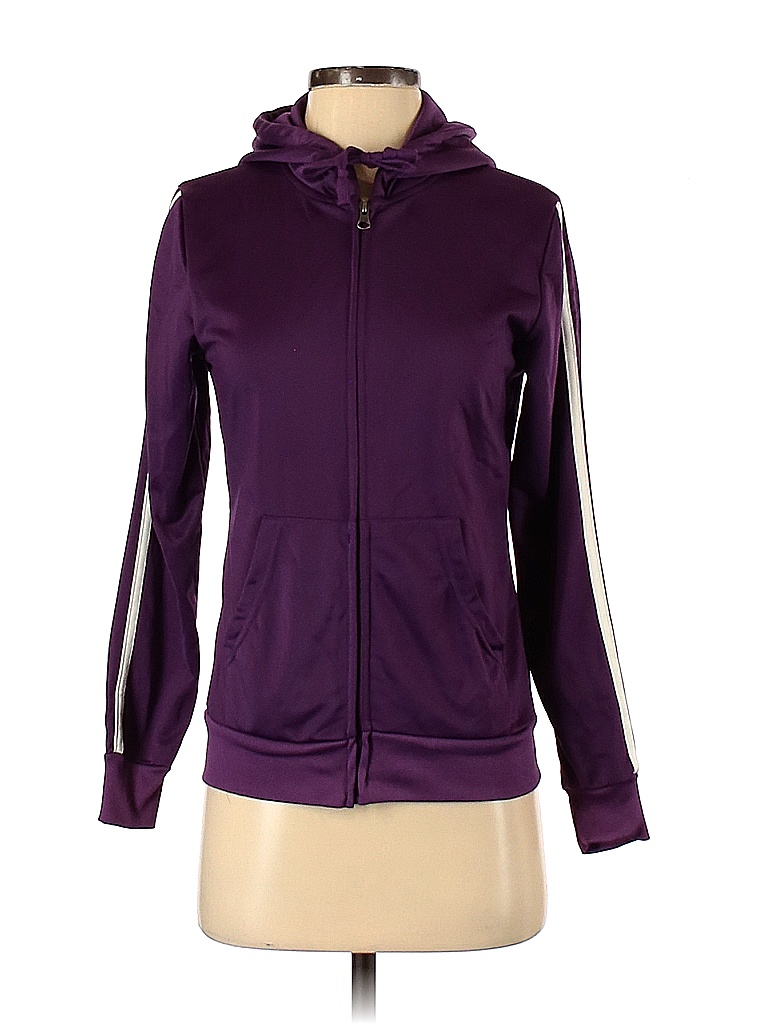 Aviva Sports Solid Purple Track Jacket Size S - 77% off | thredUP