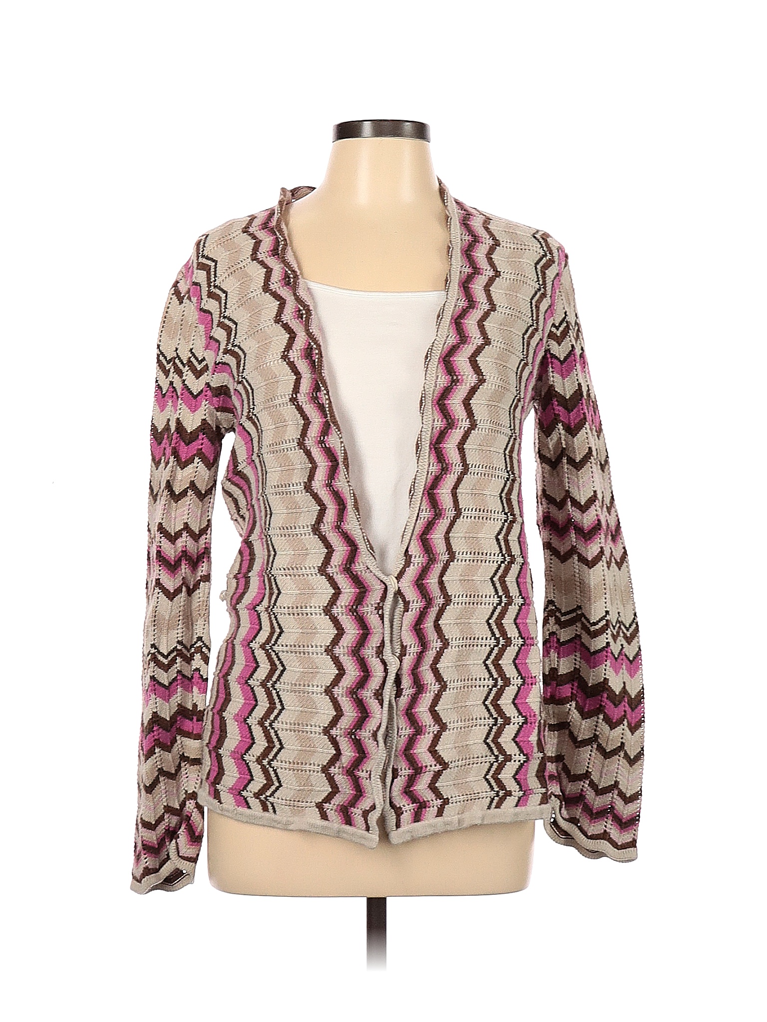 Sigrid Olsen 100% Cotton Tan Cardigan Size L - 84% off | thredUP