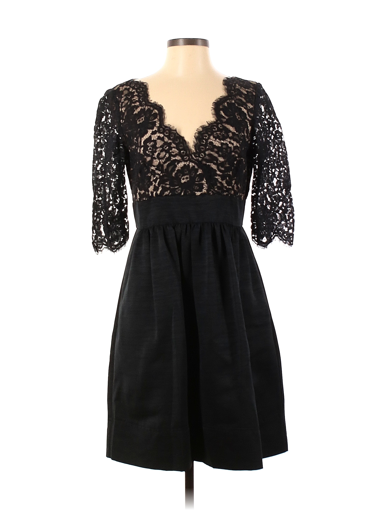 Eliza J Solid Black Cocktail Dress Size 2 77 Off Thredup