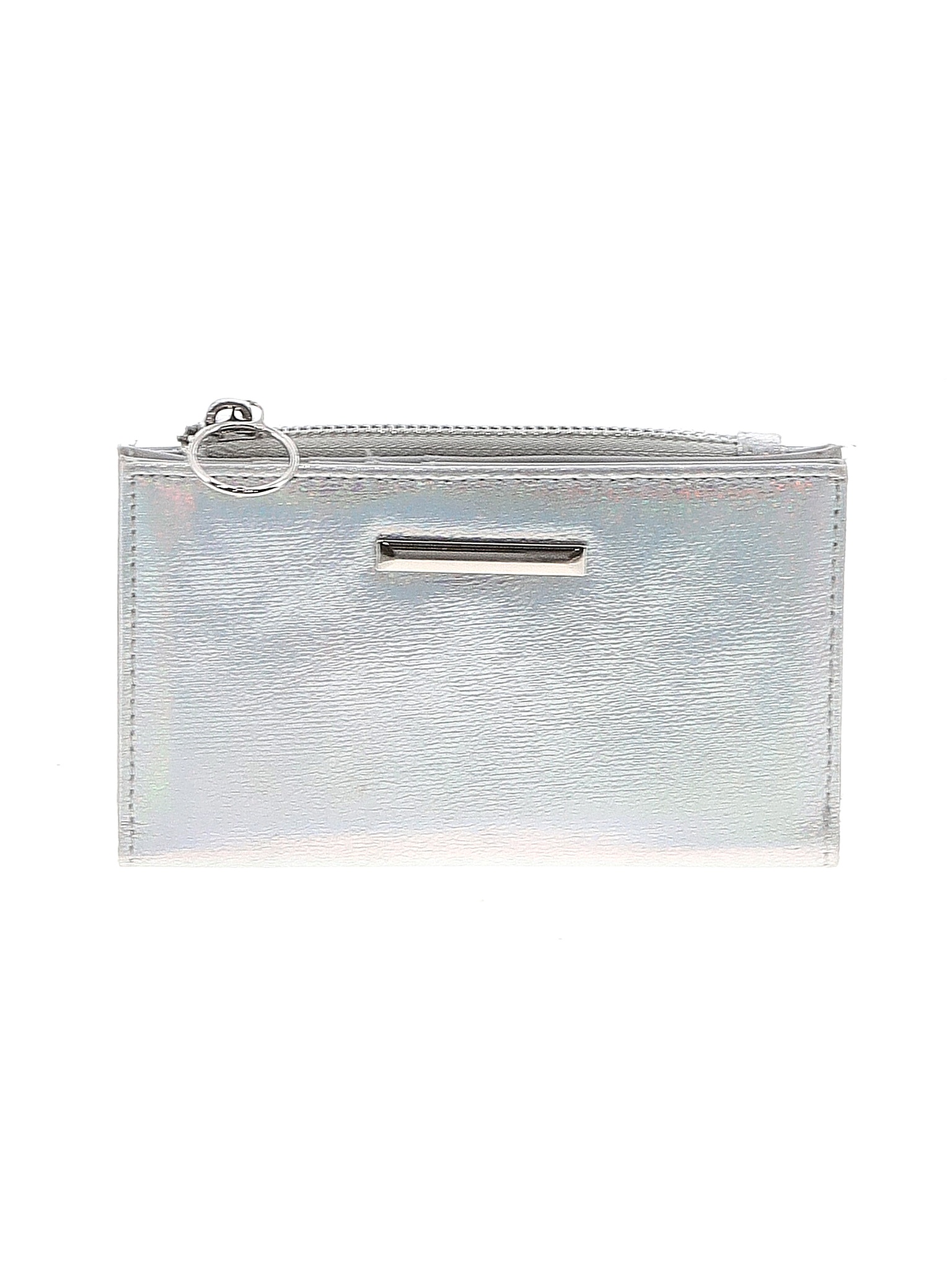 Walmart Solid Metallic Silver Wallet One Size - 55% off | thredUP