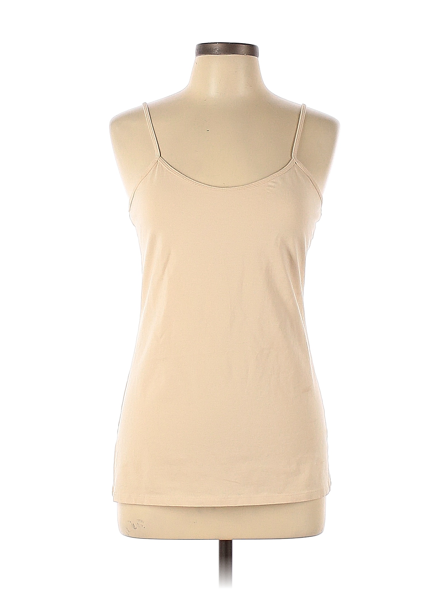 Shimera Solid Tan Tank Top Size L - 55% off | thredUP
