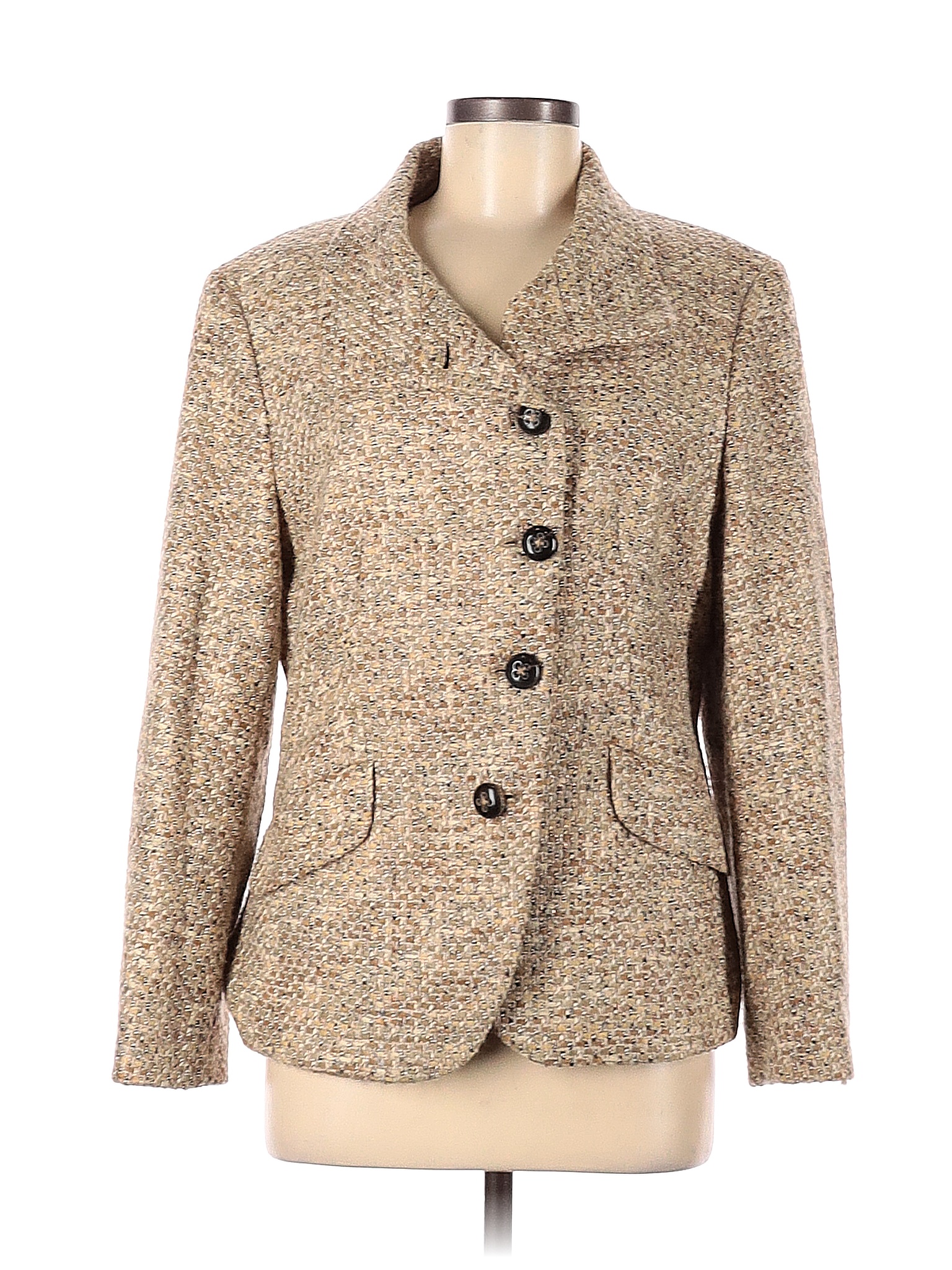 Escada Floral Tan Blazer Size 40 (EU) - 92% off | thredUP