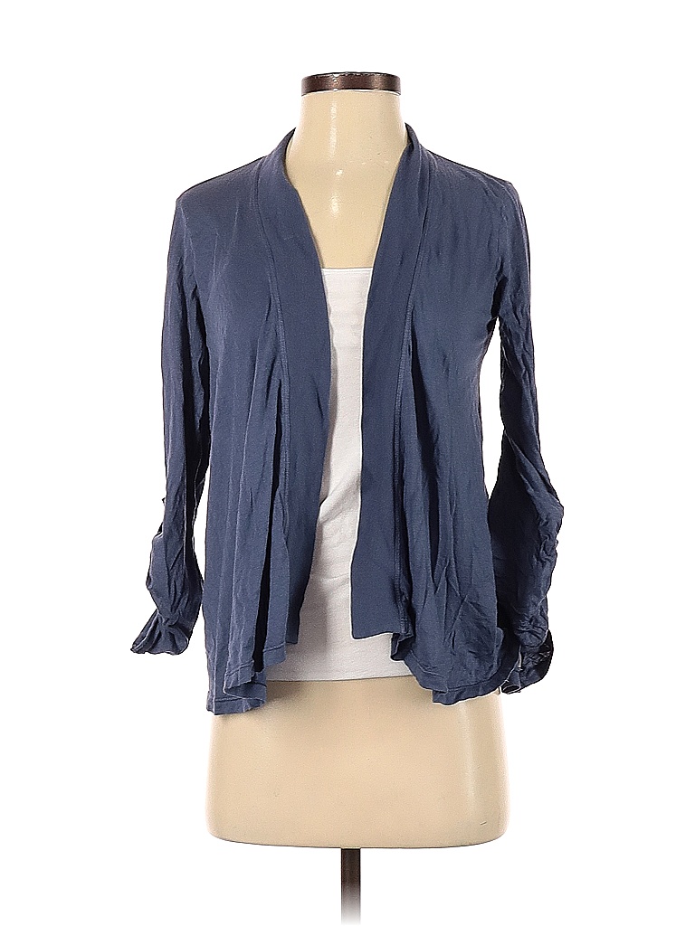 Splendid Solid Color Block Blue Purple Cardigan Size S - 94% off | thredUP