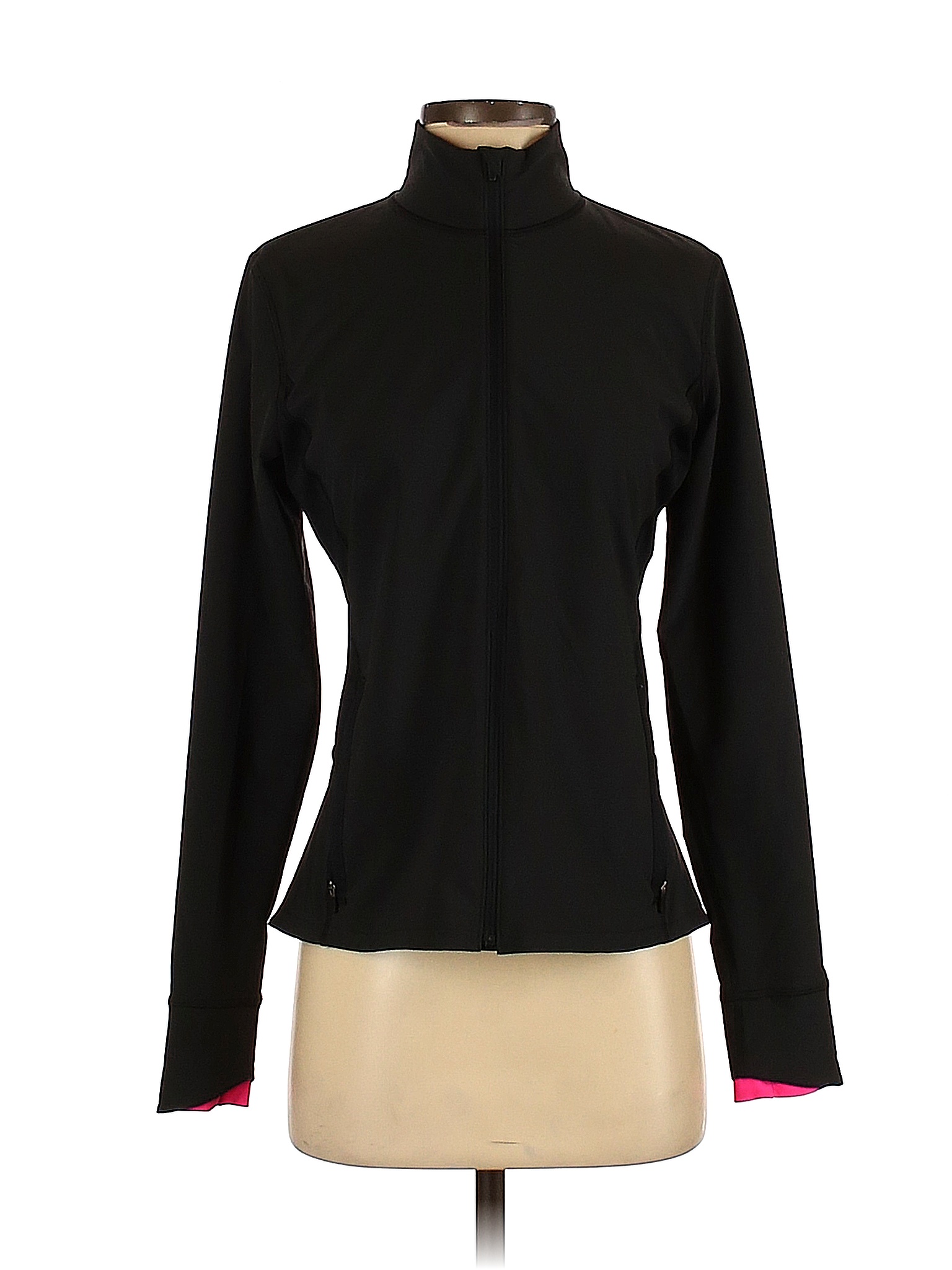 lucy Solid Black Track Jacket Size XS - 75% off | thredUP