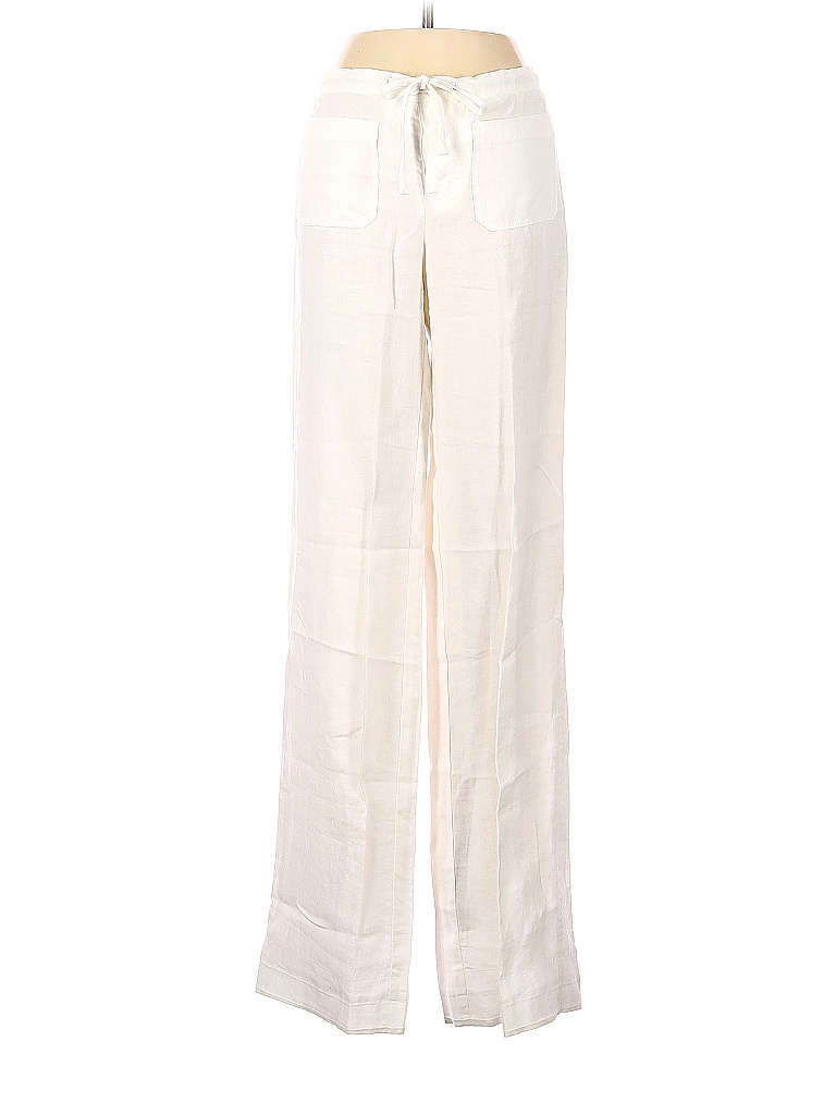 Vince. 100% Linen Solid Ivory Linen Pants Size S - 78% off | thredUP