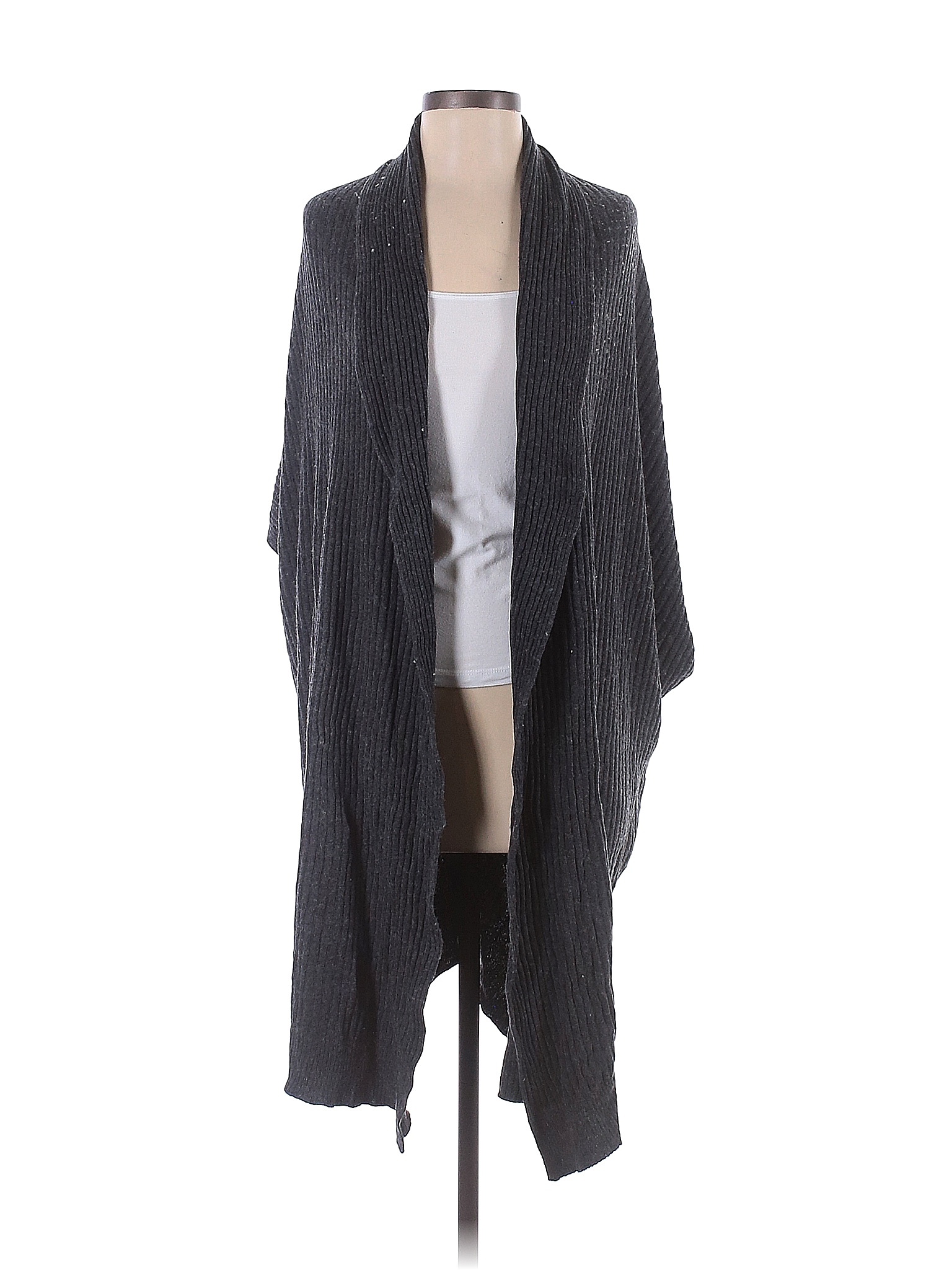 Max Studio Solid Color Block Gray Cardigan Size S - 92% off | thredUP