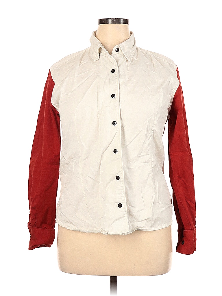 Harley Davidson 100% Cotton Solid Ivory White Long Sleeve Button-Down Shirt Size XL - 76% off ...