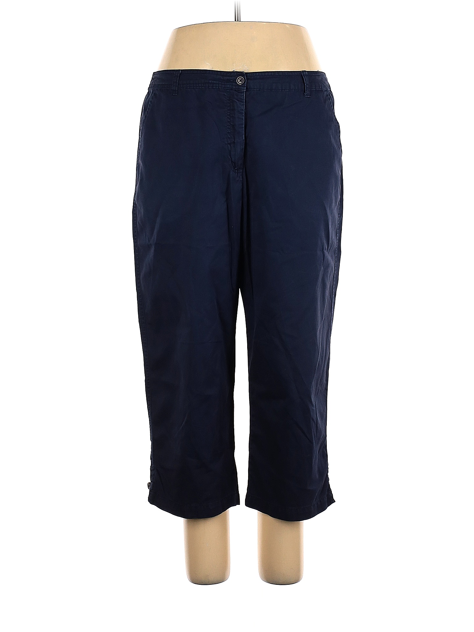Appleseeds 100% Cotton Solid Blue Khakis Size 18 (Plus) - 66% off | thredUP