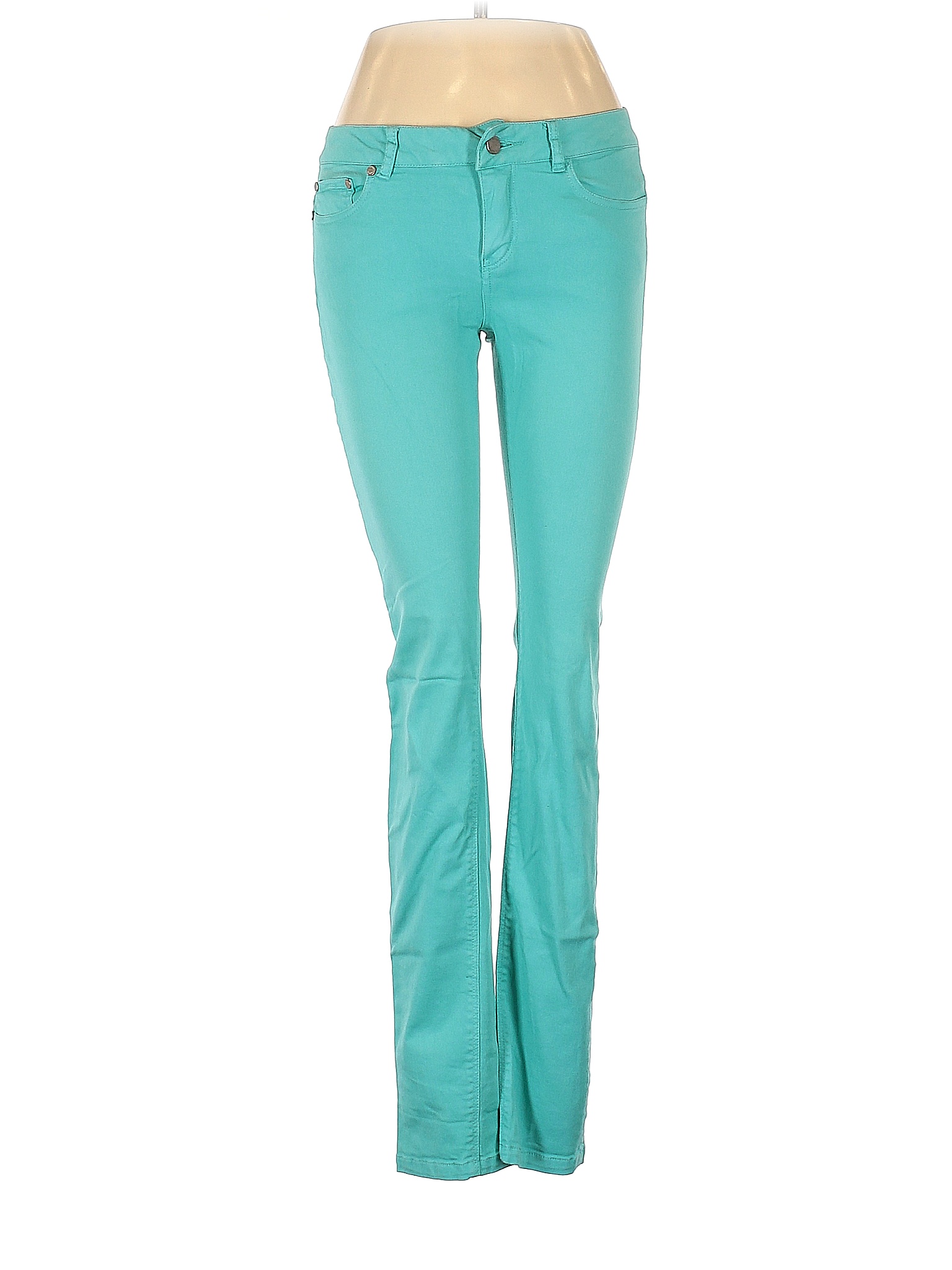 Insight Solid Colored Teal Jeans 27 Waist - 92% off | thredUP