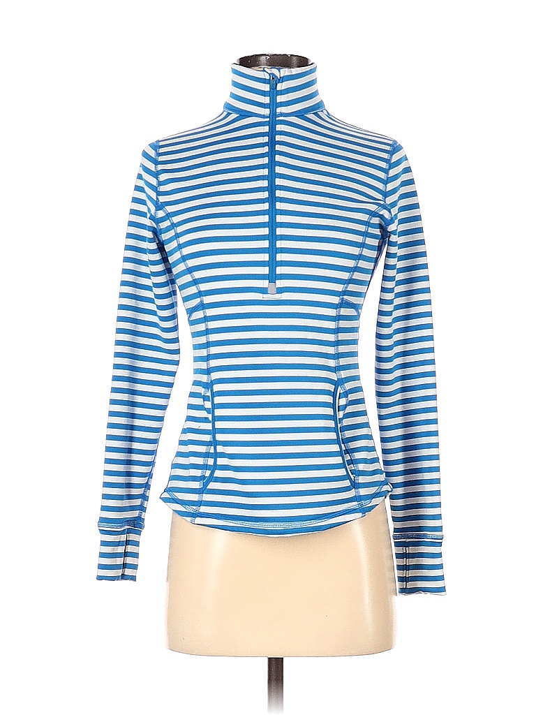 lucy Stripes Blue Track Jacket Size XS - 76% off | thredUP