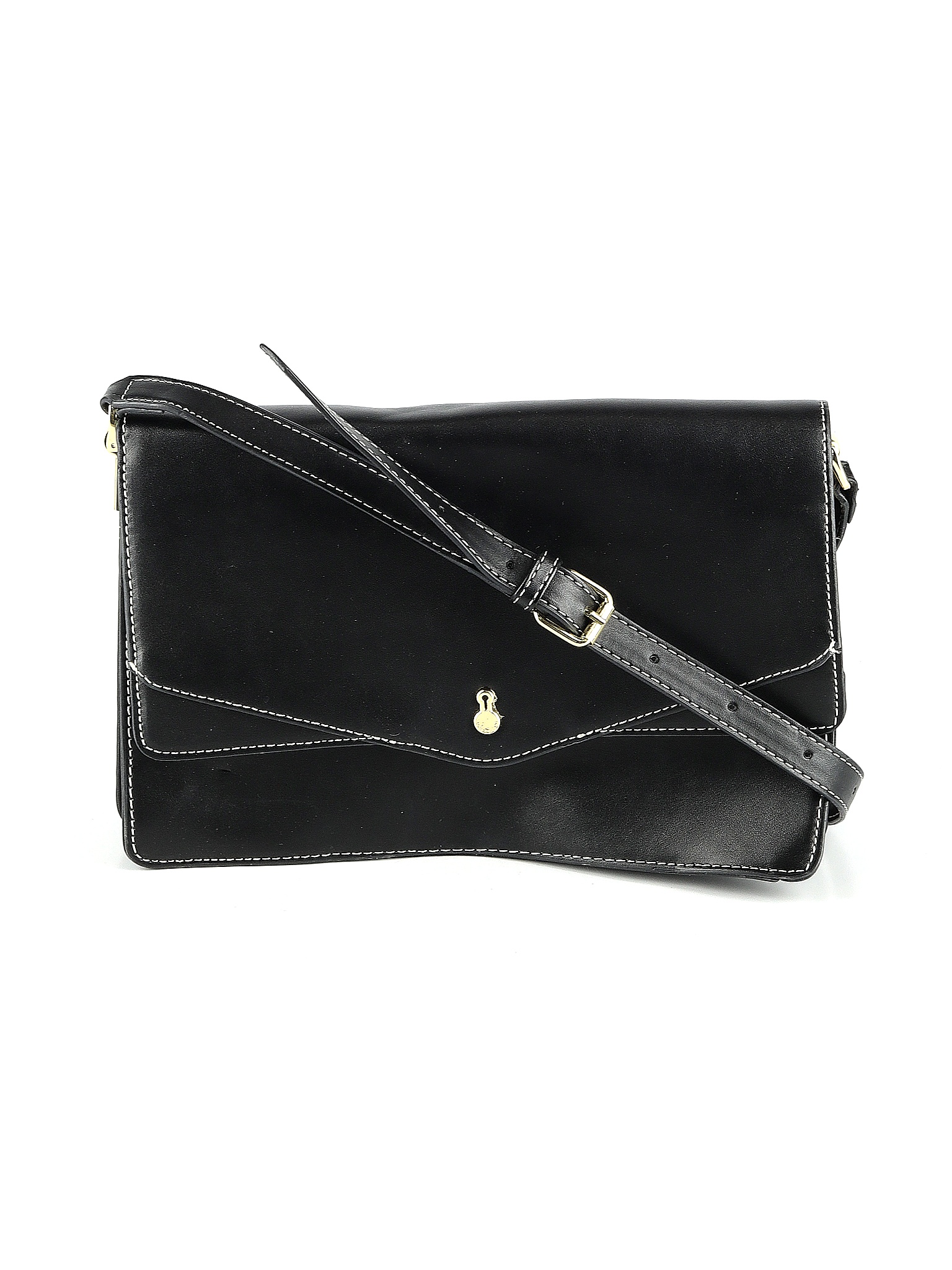 London Fog Solid Black Crossbody Bag One Size - 90% off | thredUP