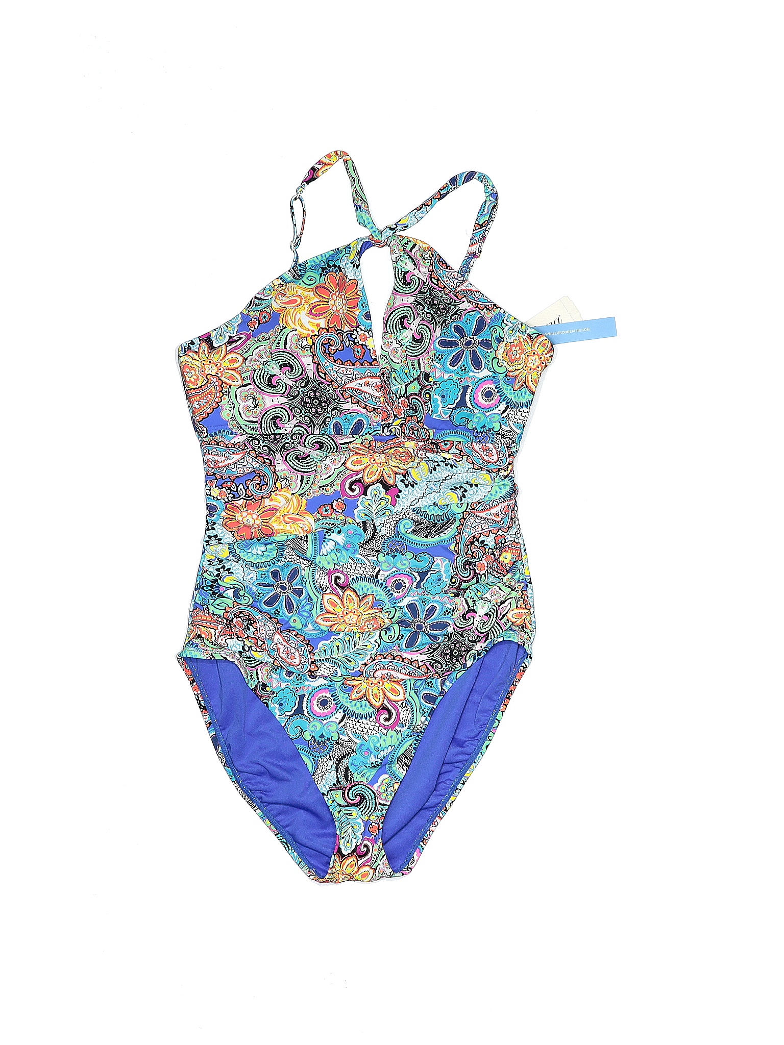Bleu Rod Beattie Multi Color Blue One Piece Swimsuit Size 6 - 55% off ...