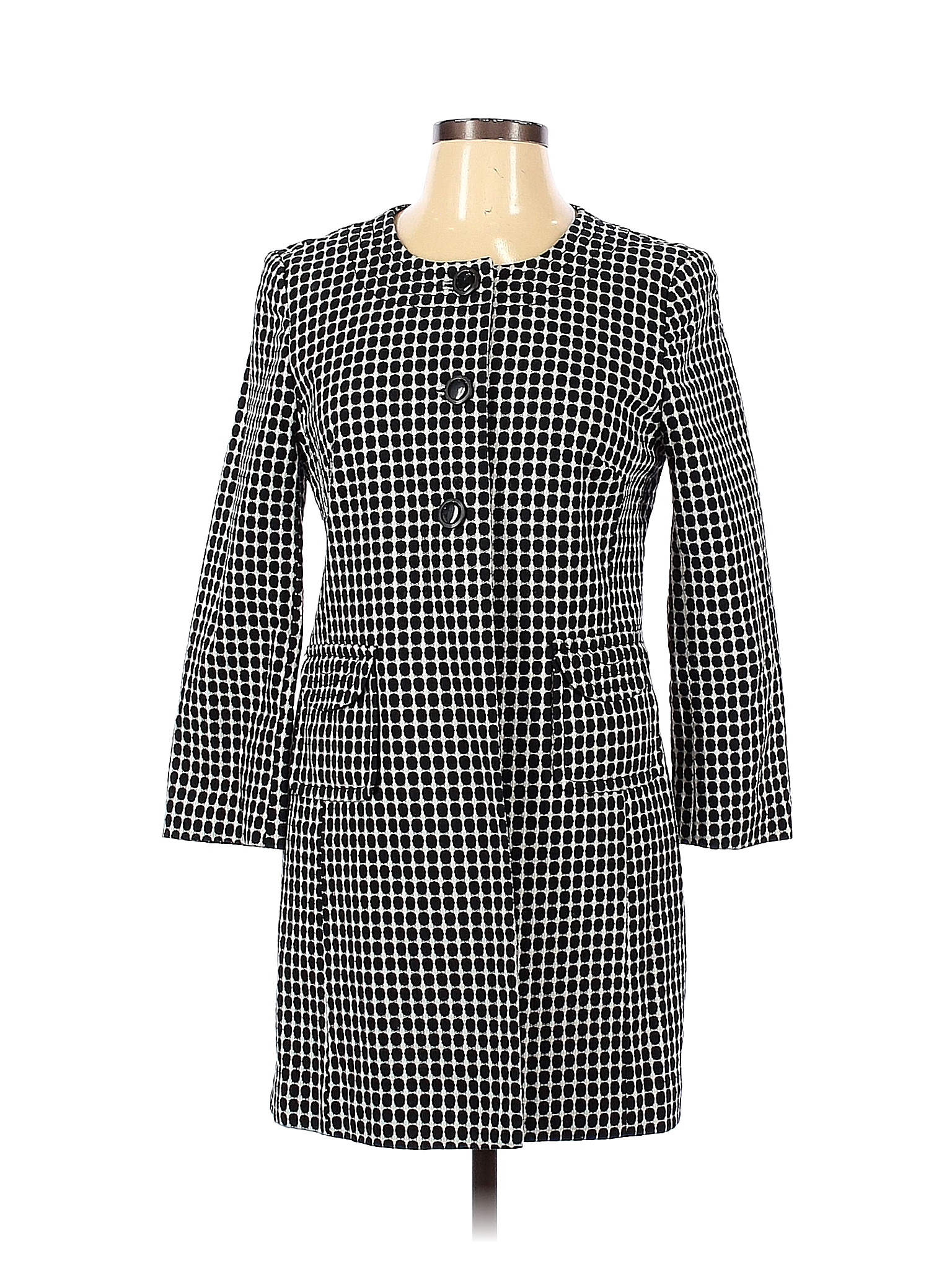Apostrophe 100% Cotton Black Jacket Size M - 60% off | thredUP