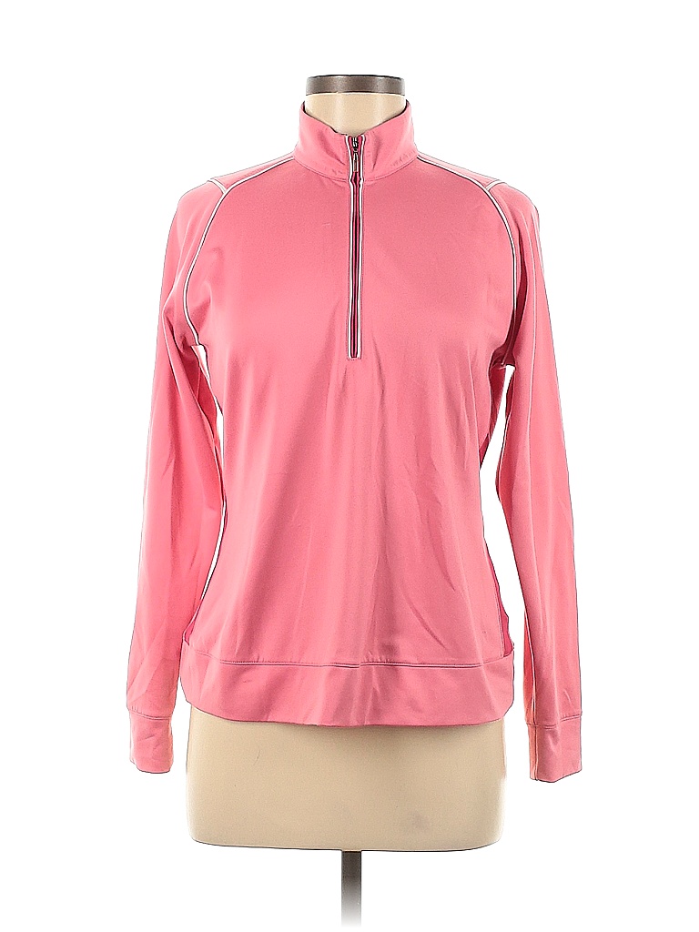 Adidas Solid Pink Track Jacket Size M - 87% off | thredUP