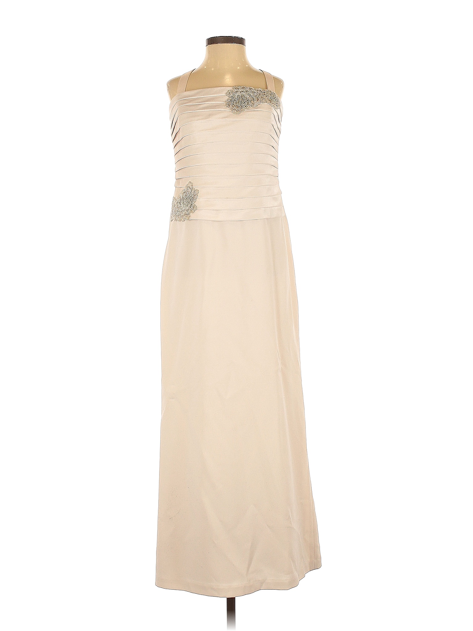 Daymor Couture Solid Colored Tan Cocktail Dress Size 4 - 94% off | thredUP