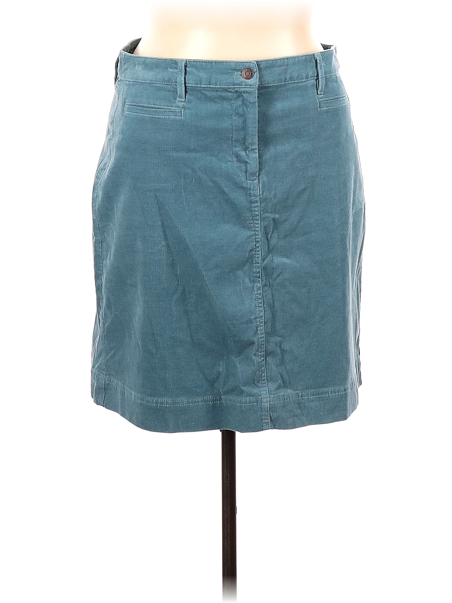 Talbots Solid Teal Blue Casual Skirt Size 16 - 78% off | thredUP