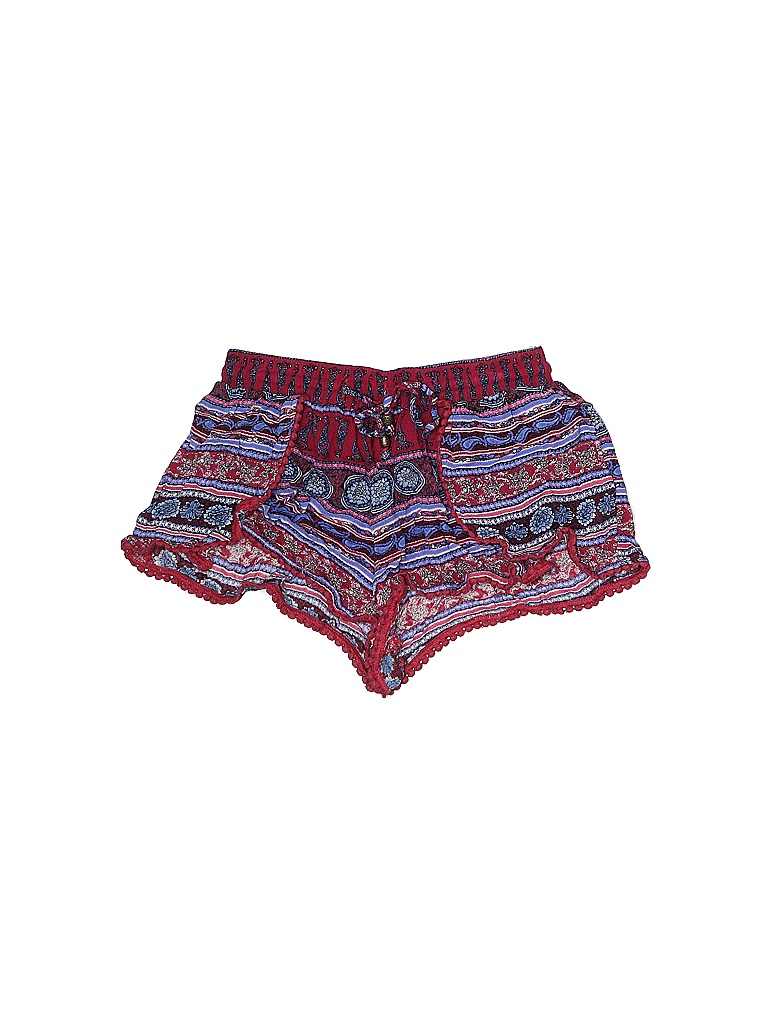Forever 21 100% Rayon Multi Color Red Shorts Size S - 55% off | thredUP
