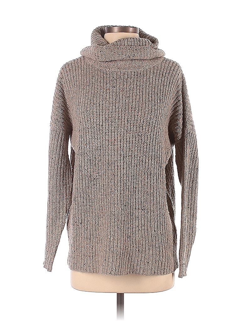 Soft Joie Solid Tan Turtleneck Sweater Size XS - 92% off | thredUP