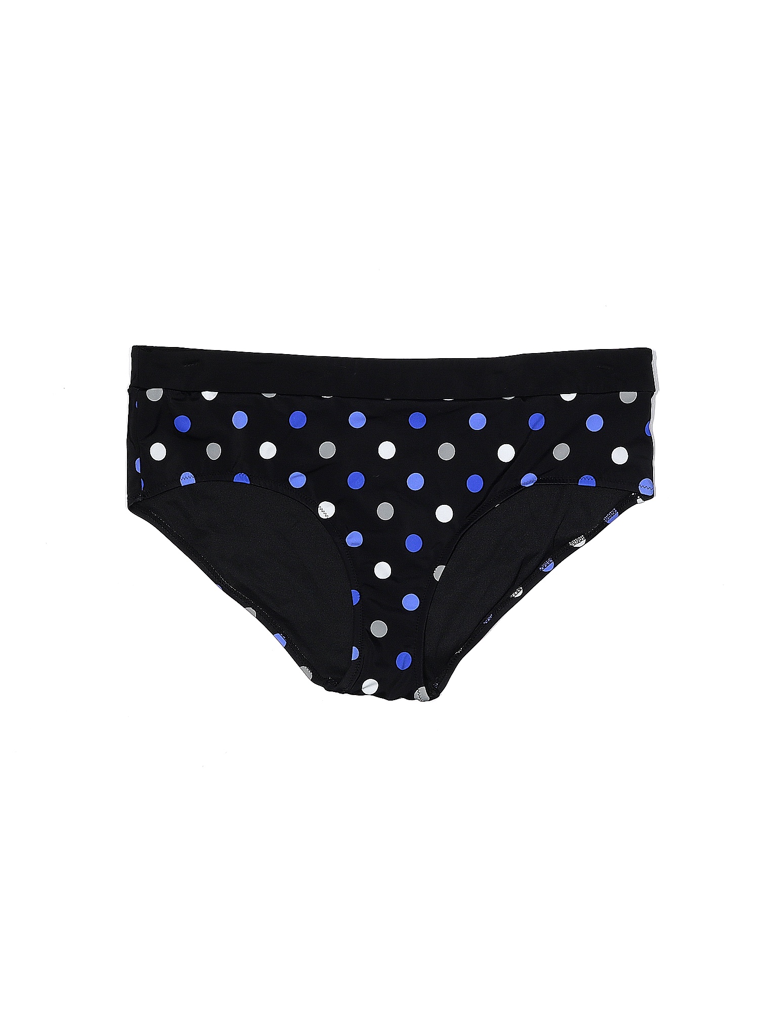 Swimsuits For All Polka Dots Black Swimsuit Bottoms Size 18 Plus 58