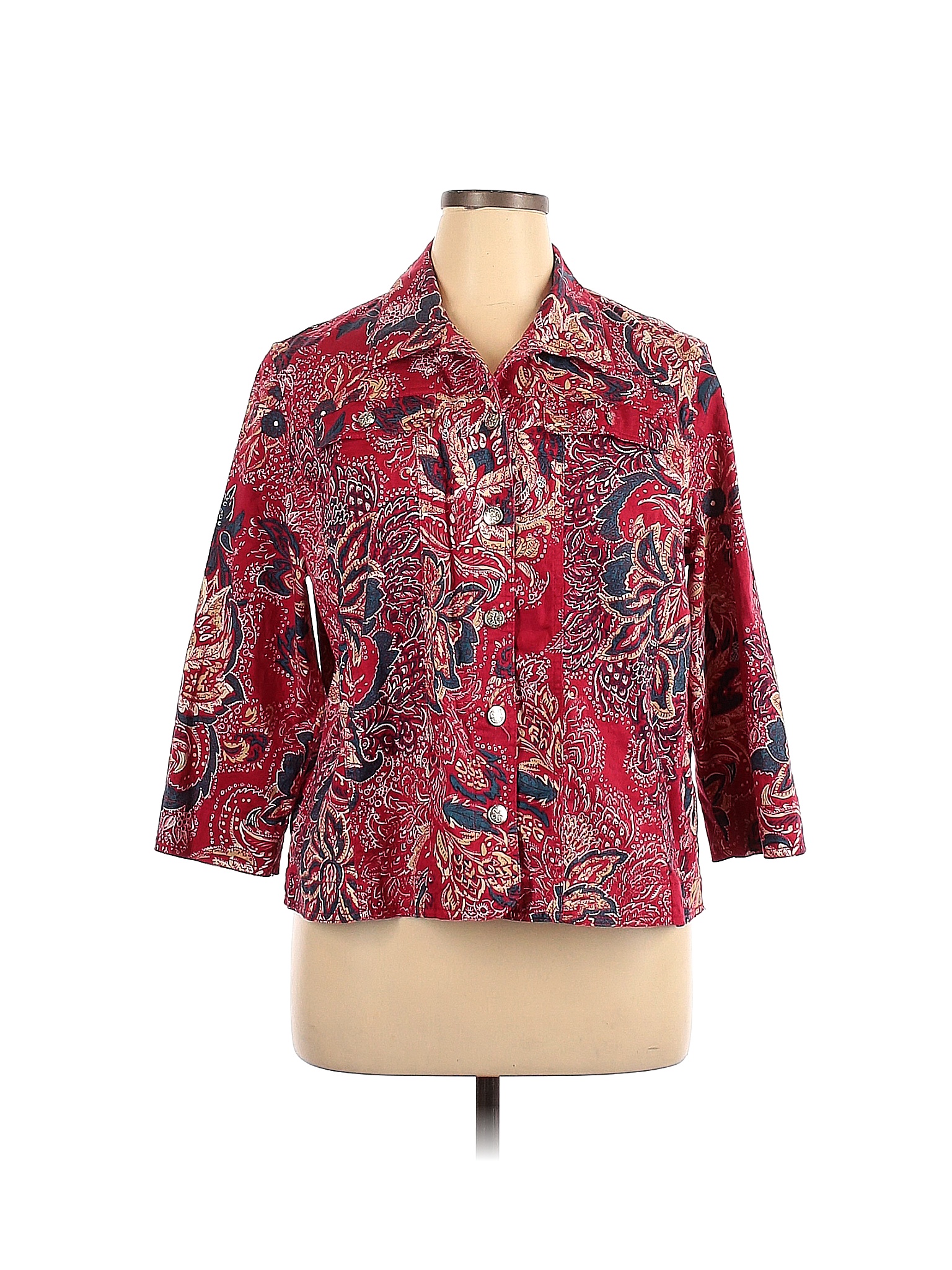 Koret Multi Color Red Jacket Size XL - 89% off | thredUP