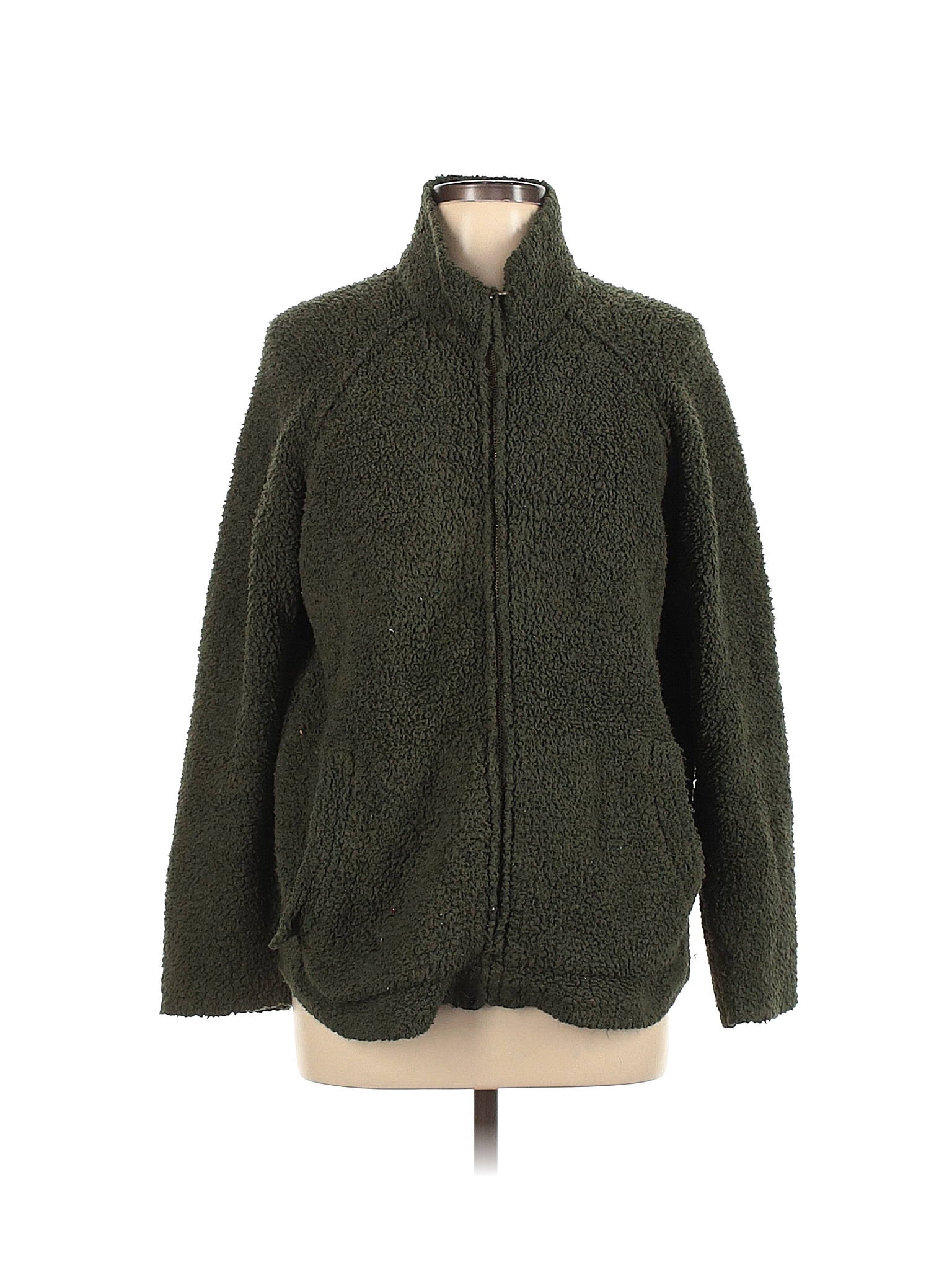 North River Outfitters Solid Green Fleece Size L - 69% off | thredUP