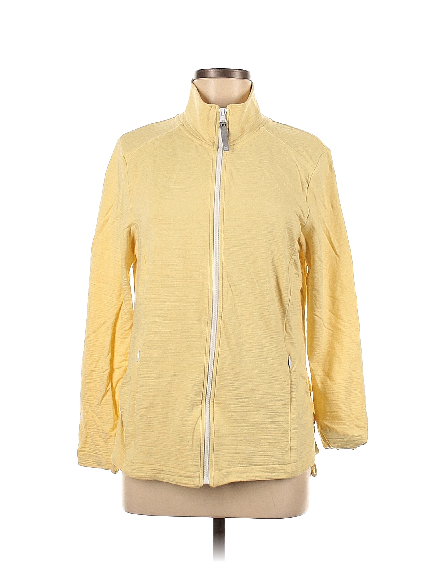 T by Talbots Solid Yellow Track Jacket Size M - 71% off | thredUP