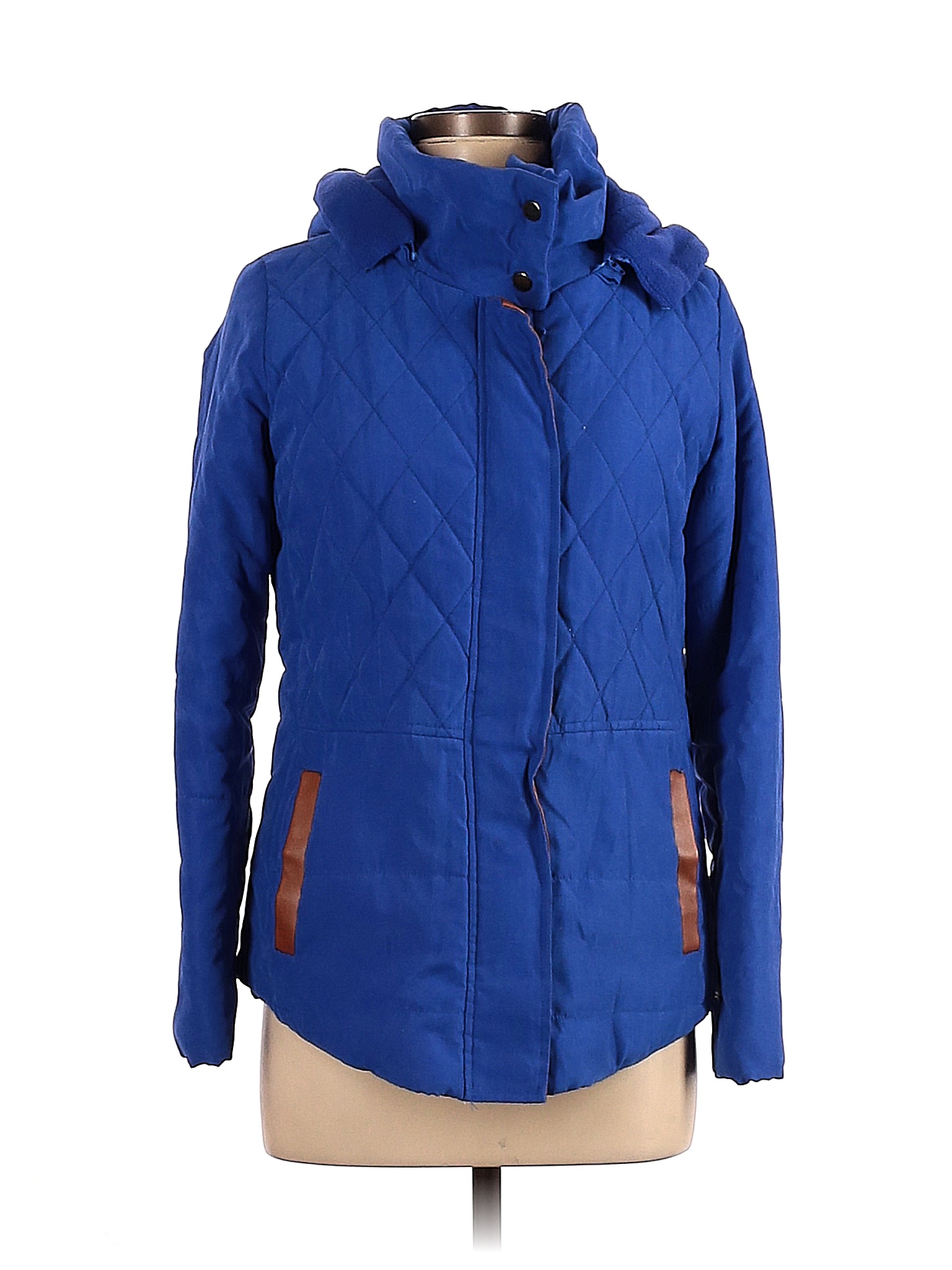 Assorted Brands 100% Polyester Solid Blue Jacket Size M - 76% off | thredUP