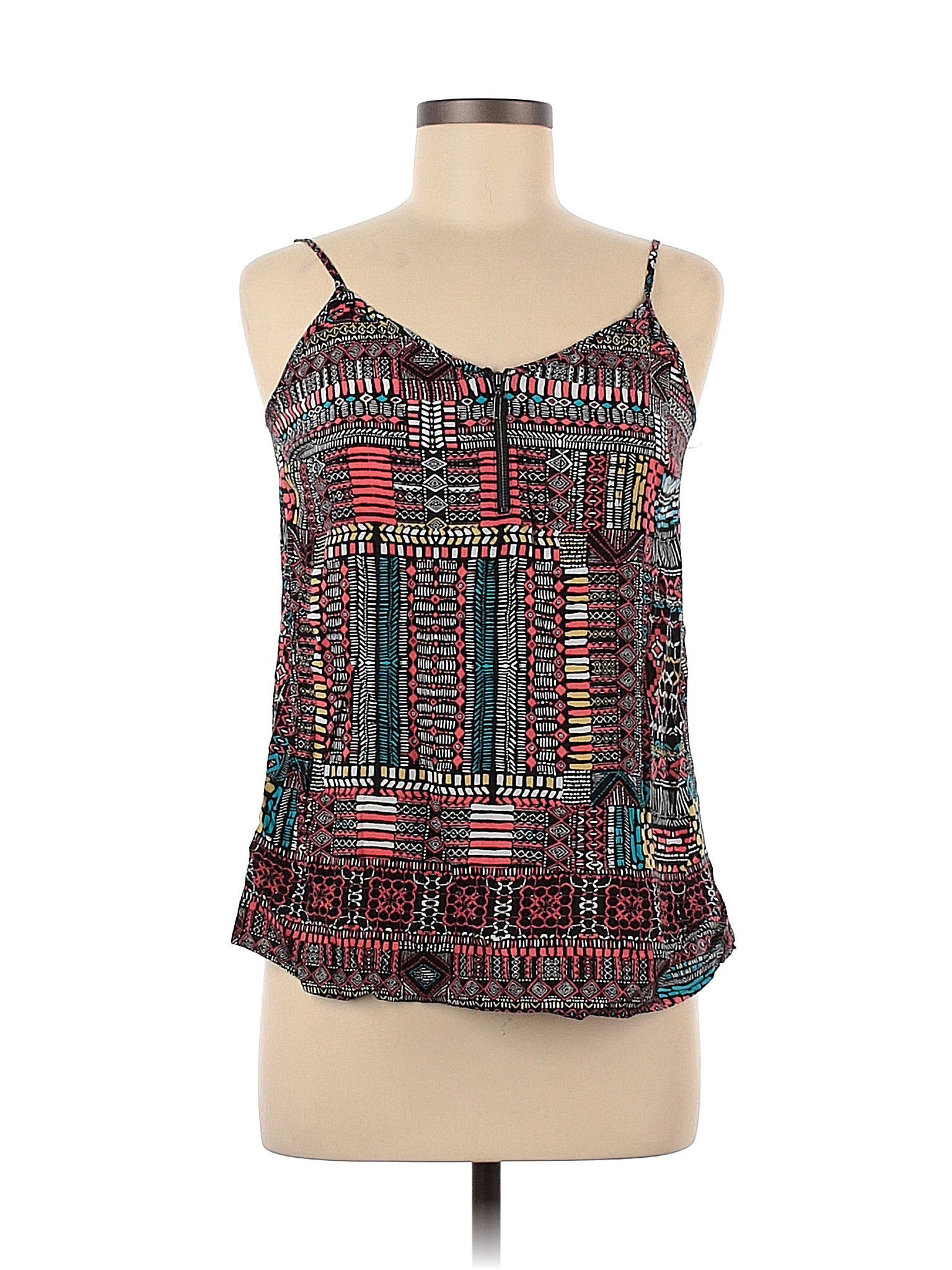 Cache Cache 100% Polyester Black Sleeveless Blouse Size 2 - 66% off ...