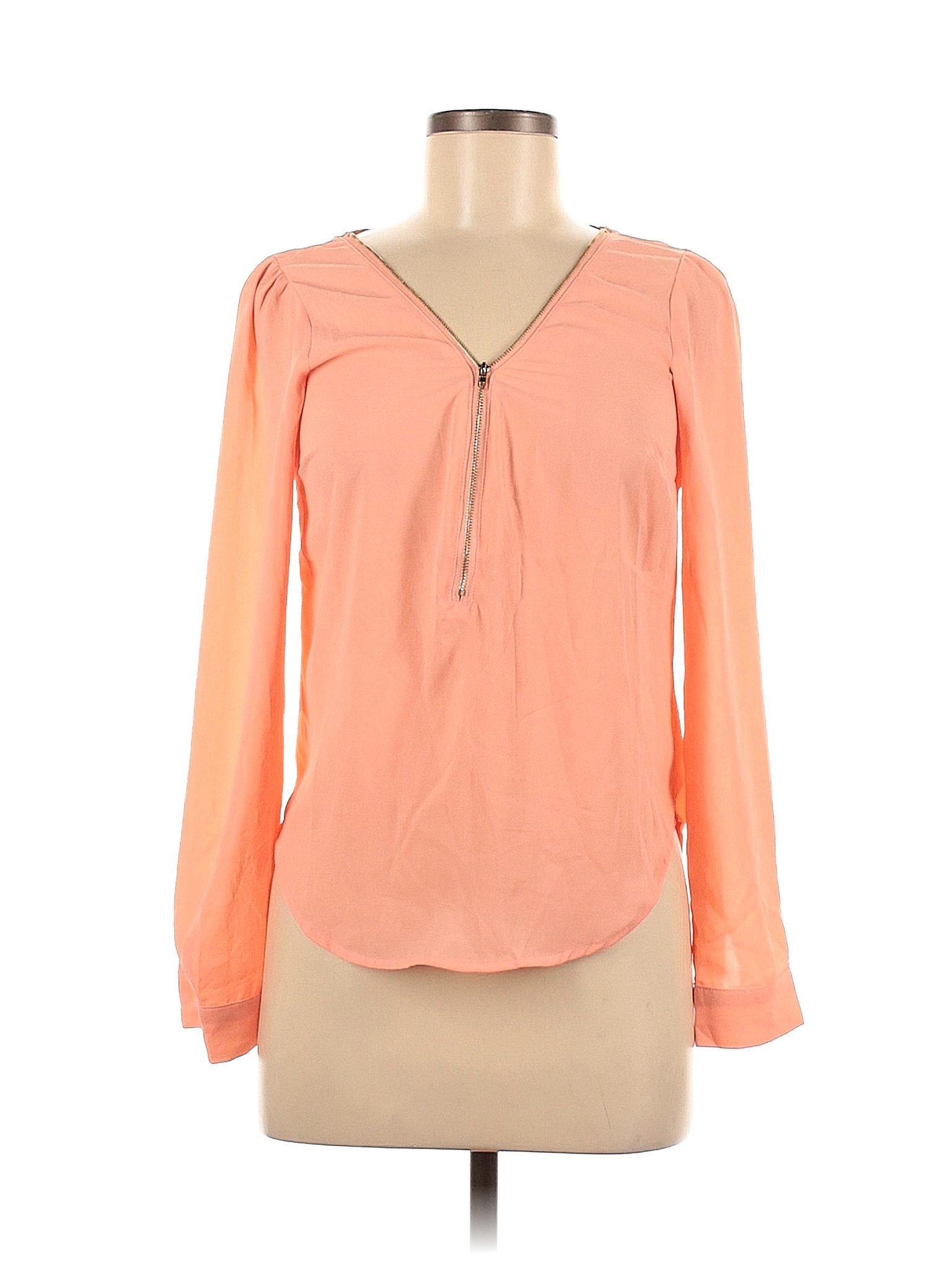 Sheinside Solid Pink Long Sleeve Blouse Size M - 73% off | thredUP
