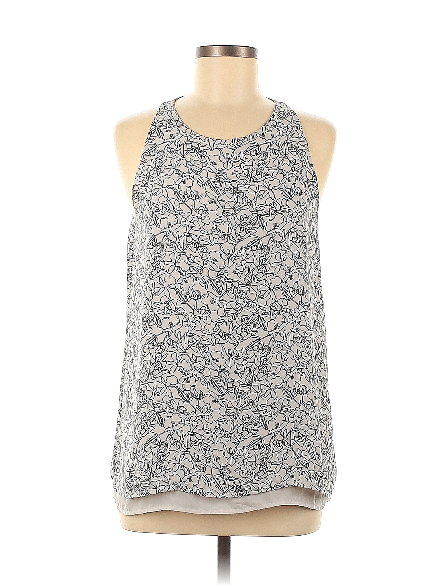 Carnation Lily Lily Rose 100% Polyester White Tank Top Size M - 94% off ...