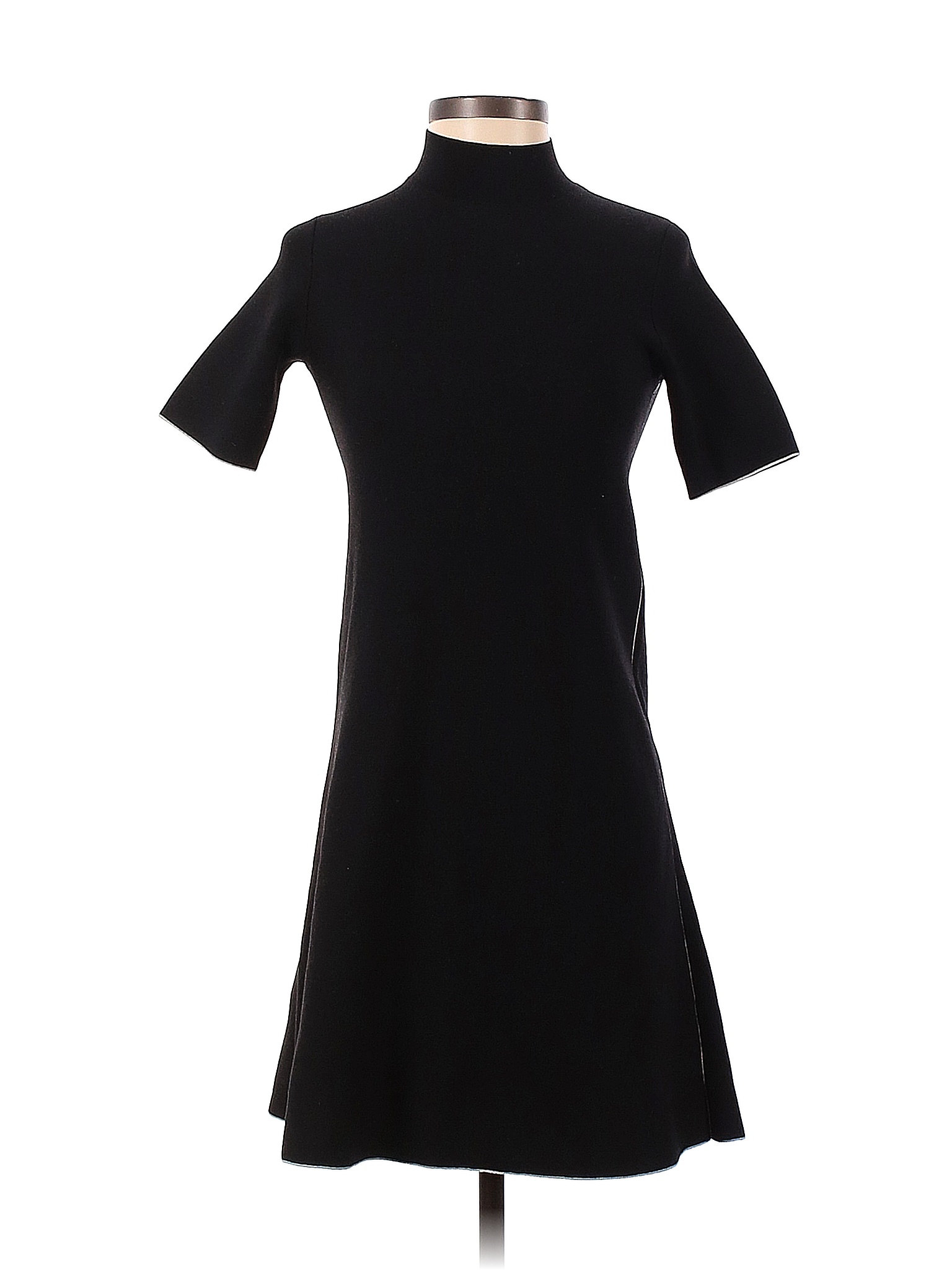 Theory Solid Black Casual Dress Size P 84 Off Thredup
