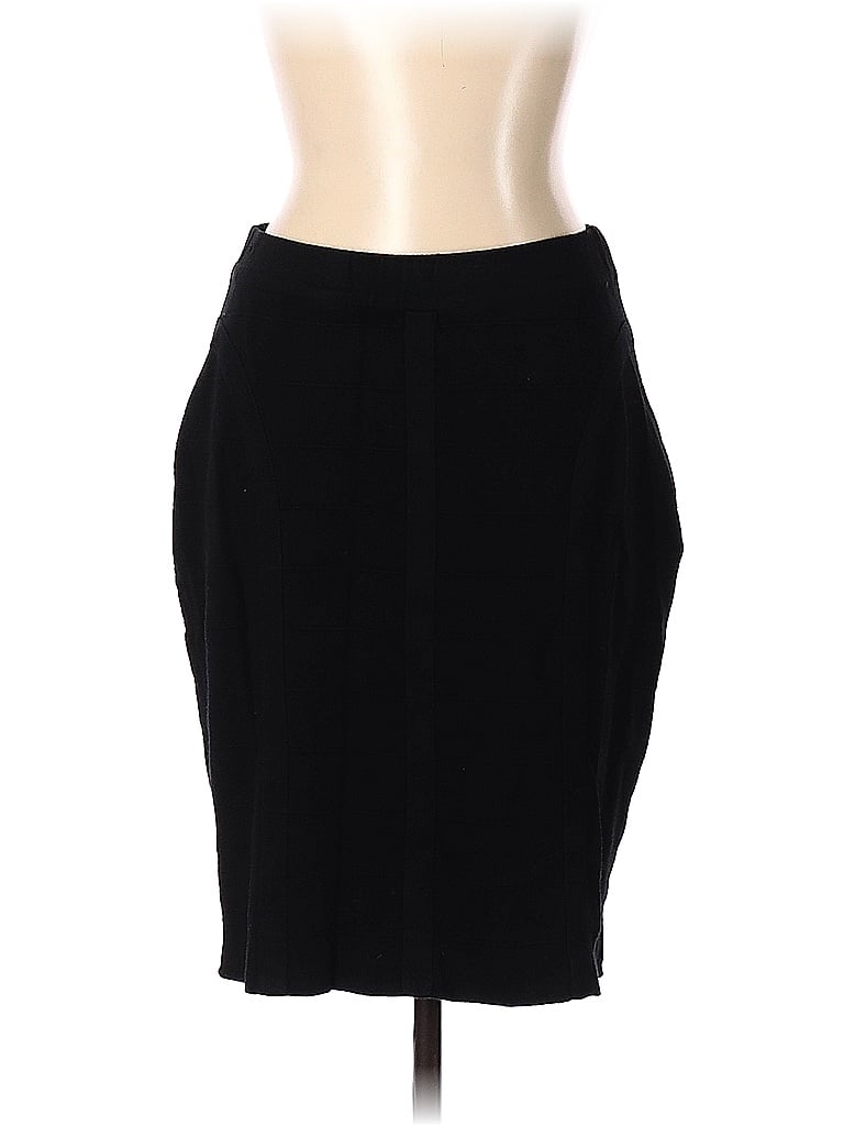 Ashley Stewart Solid Black Casual Skirt Size 12 Plus 83 Off Thredup