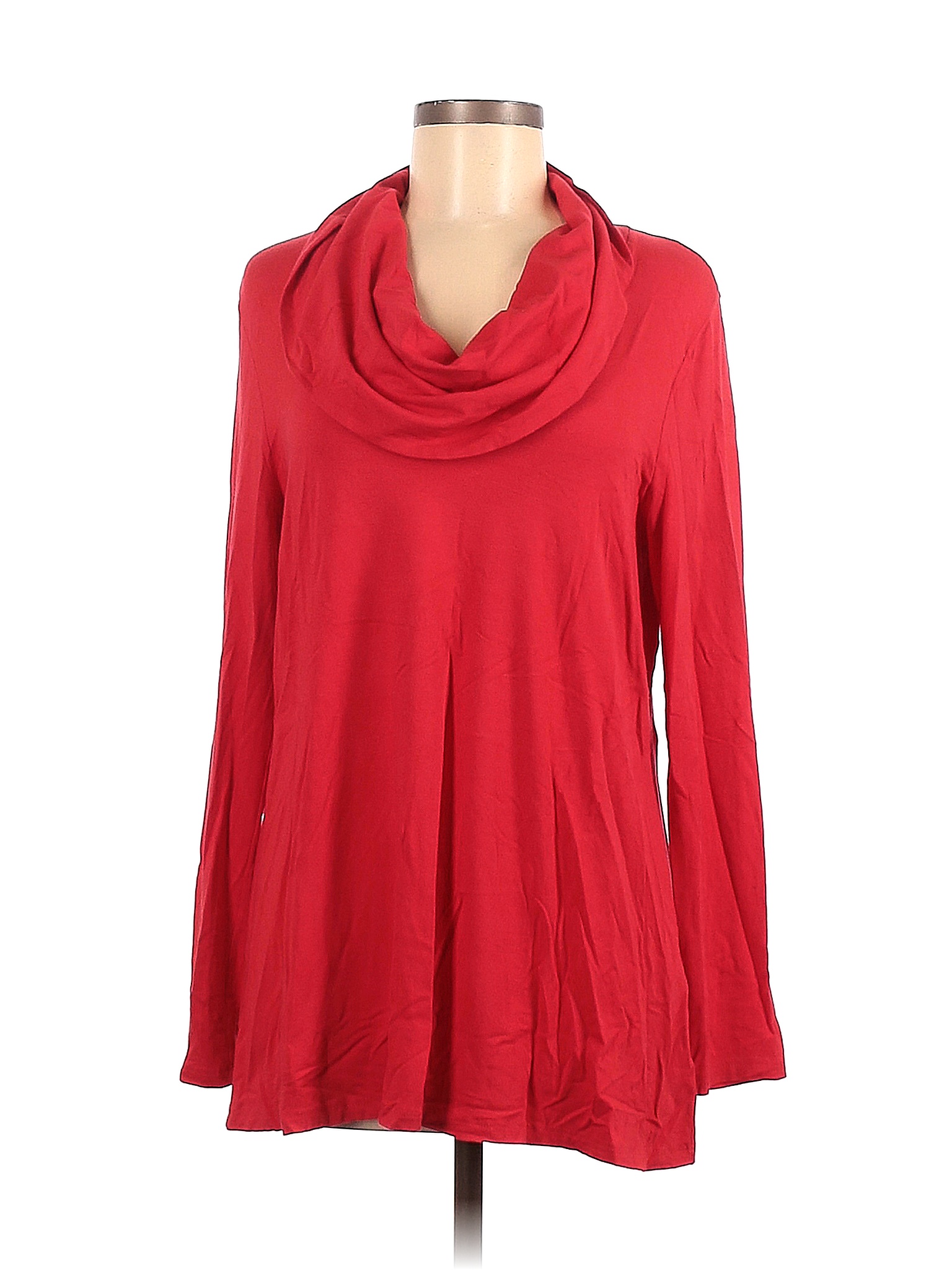 Peter Nygard Solid Red Long Sleeve Top Size M - 80% off | thredUP