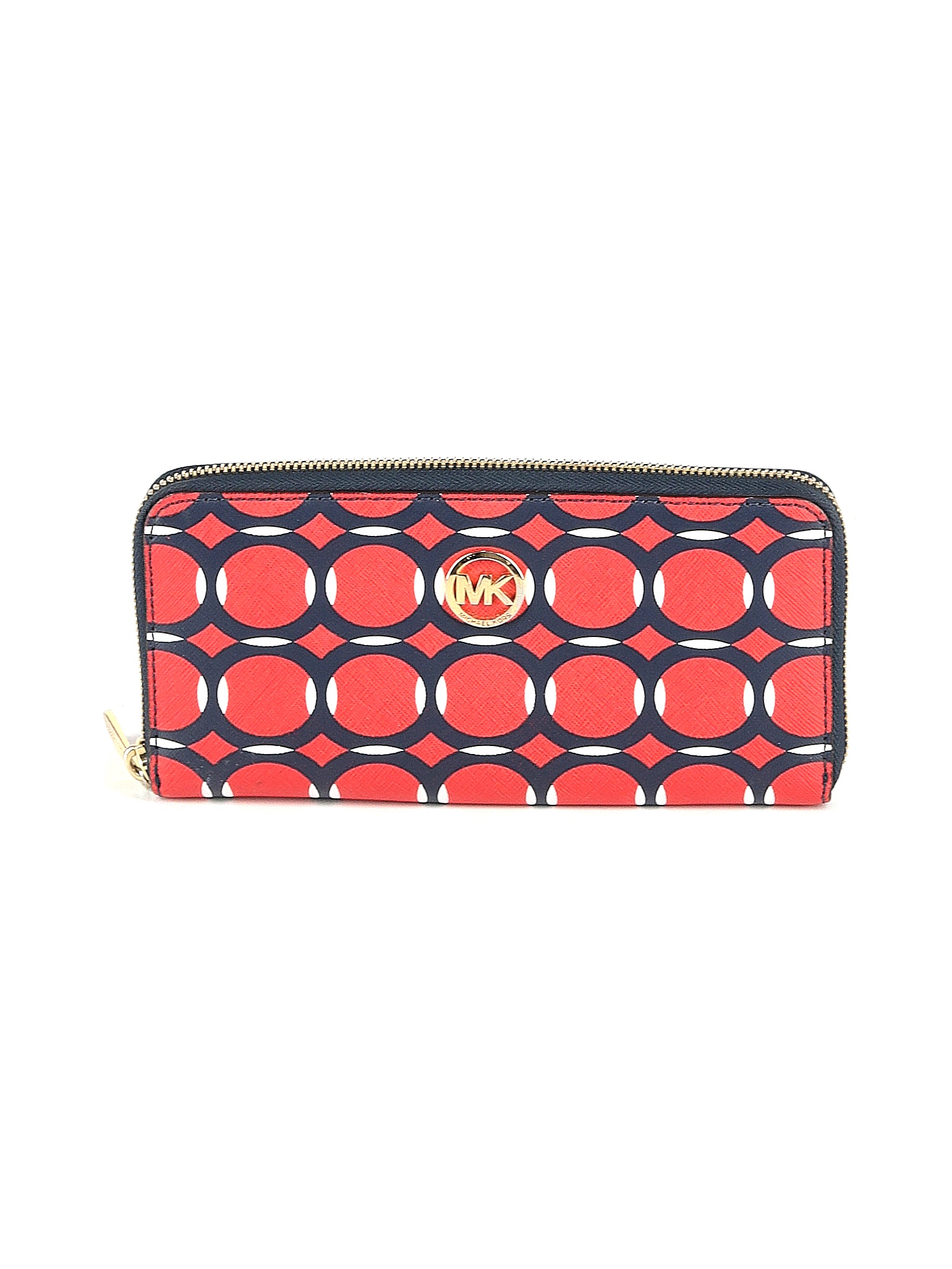 MICHAEL Michael Kors Polka Dots Pink Red Wallet One Size - 64% off ...