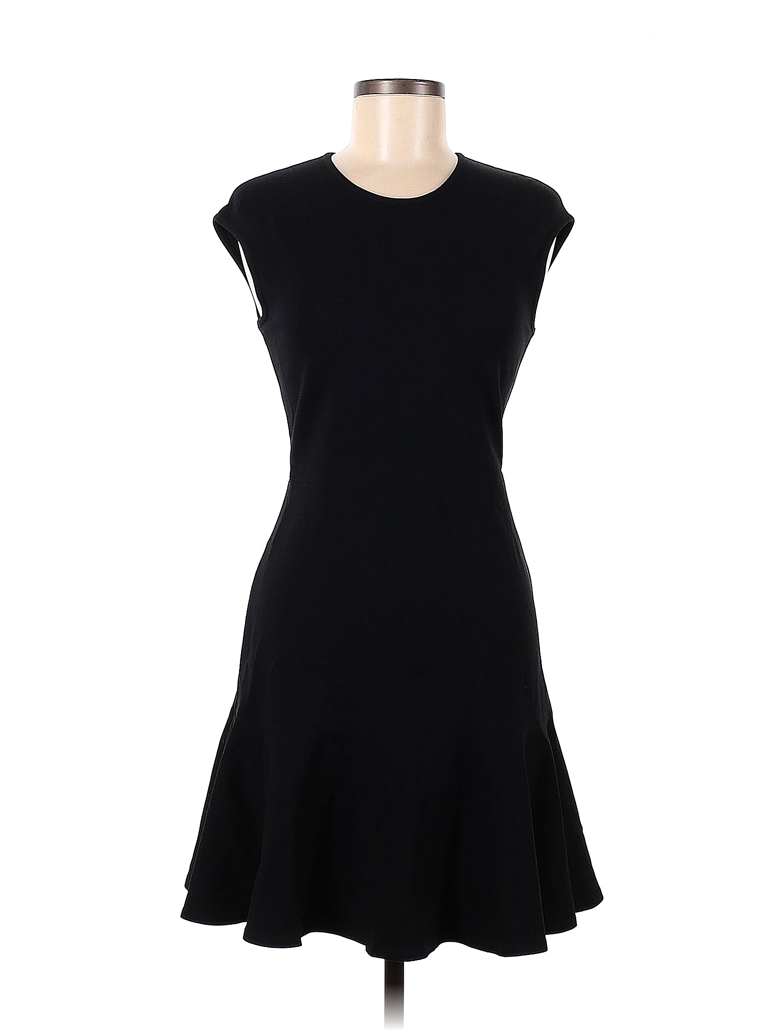 Theory Solid Black Casual Dress Size M 83 Off Thredup