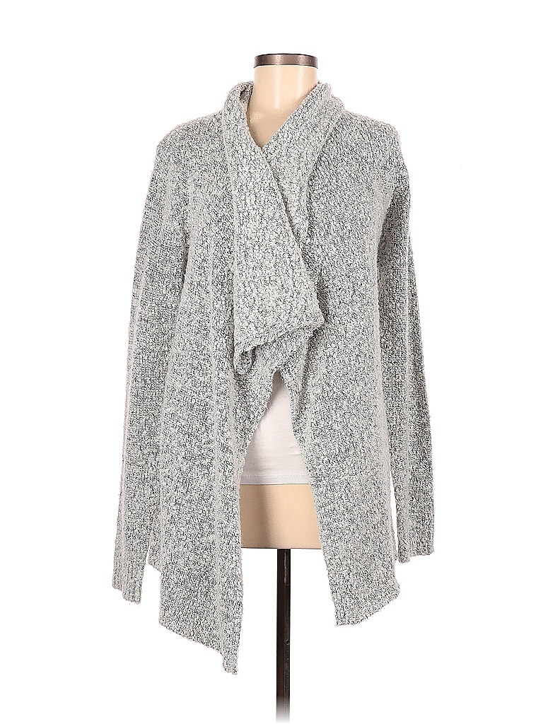 Alya Solid Gray Cardigan Size M - 64% off | thredUP