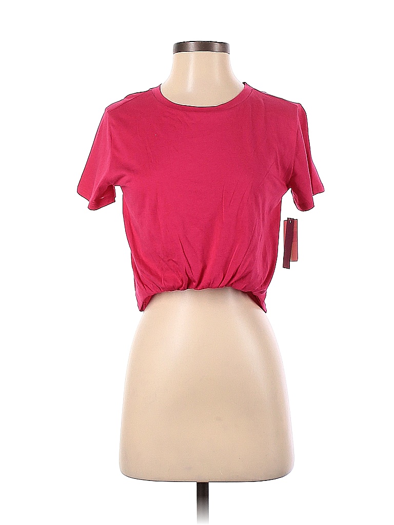 Abound Solid Pink Short Sleeve Top Size Xs 41 Off Thredup