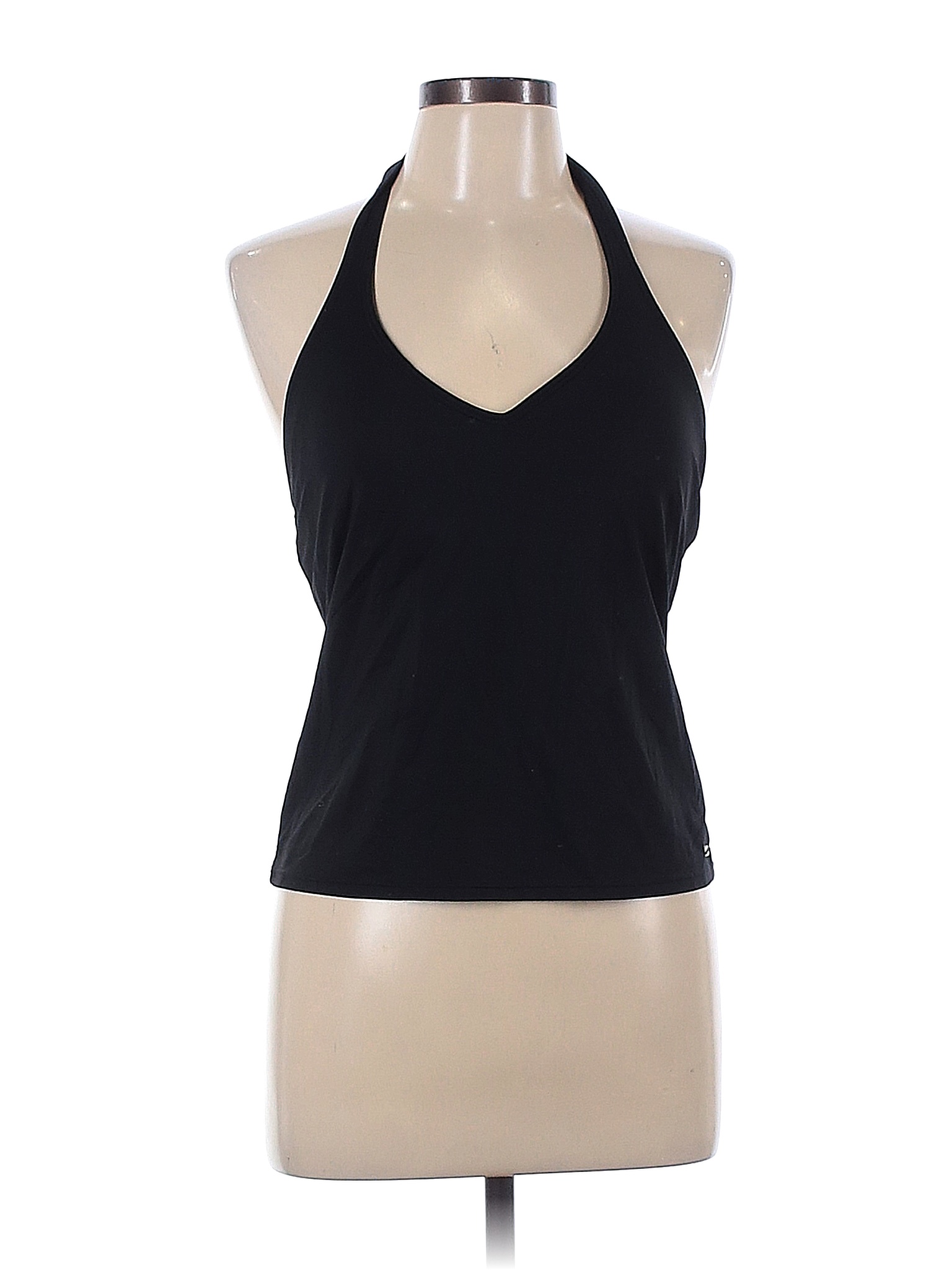 Gap Body Solid Black Halter Top Size L - 50% off | thredUP