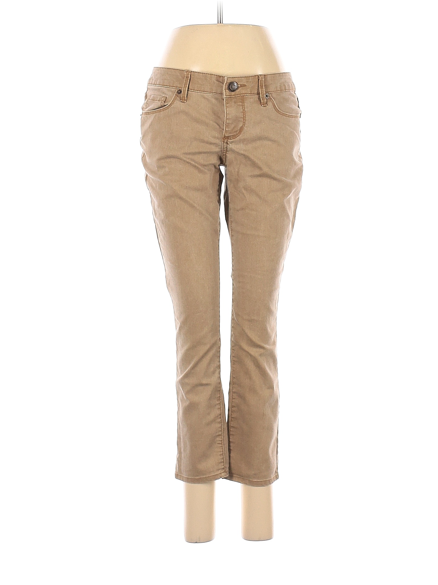 Mossimo Supply Co. Solid Tan Khakis Size 7 - 55% off | thredUP