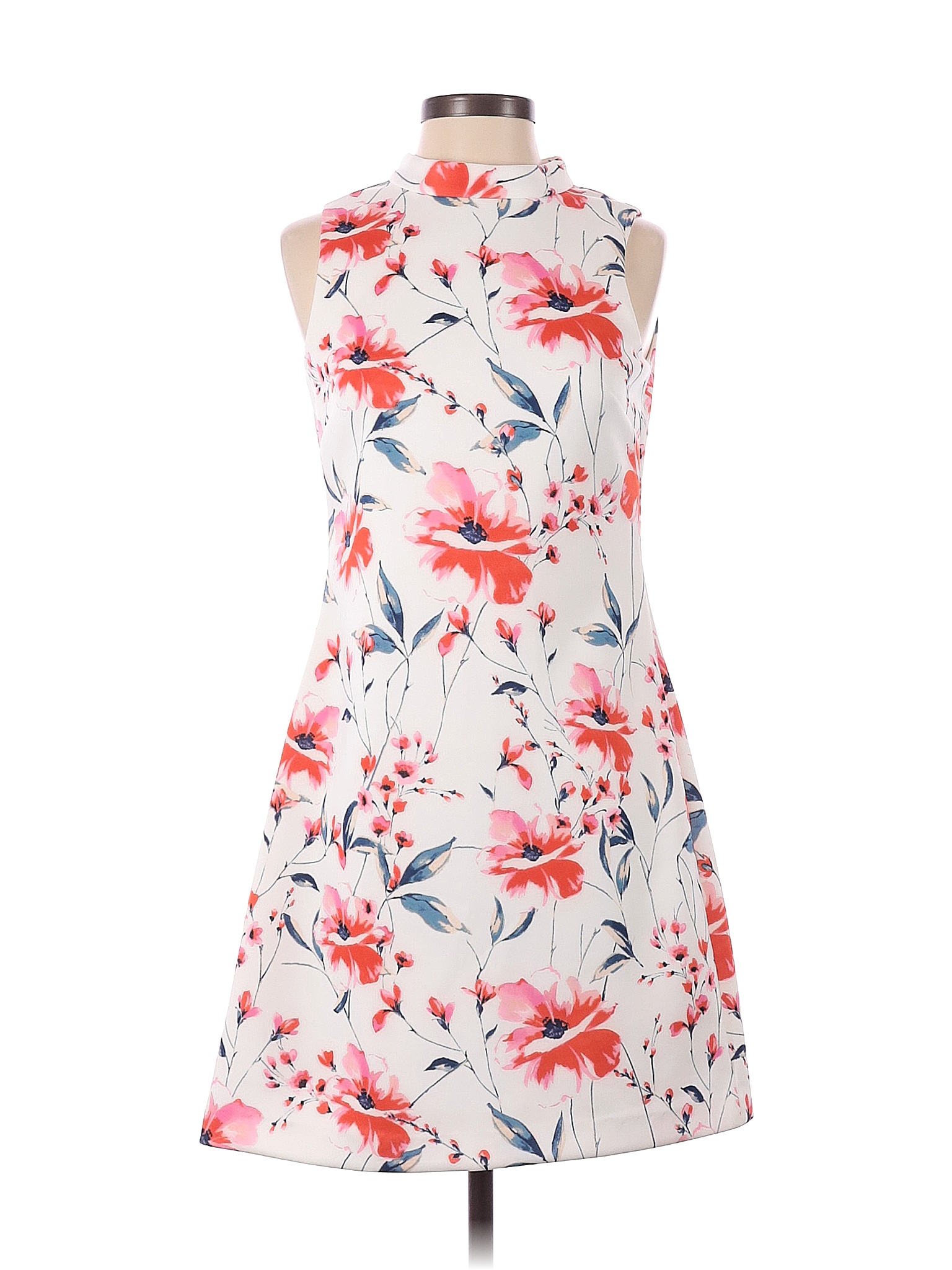 Ivanka Trump Floral White Casual Dress Size 2 - 83% off | thredUP